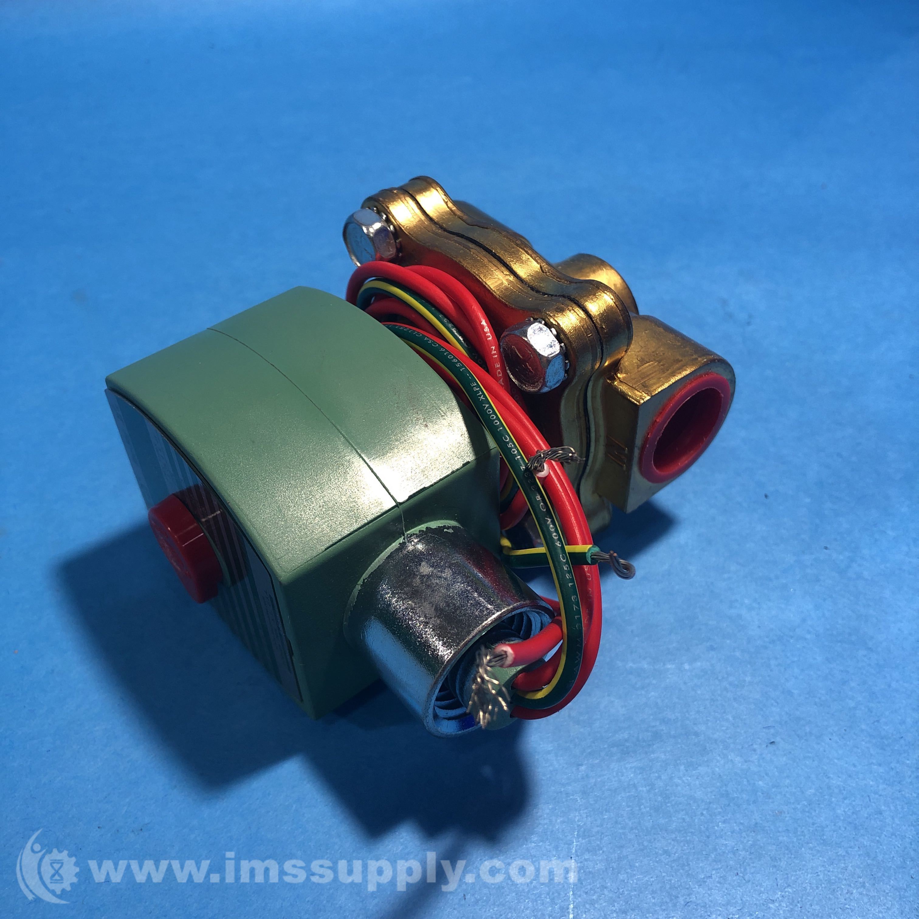Asco Red Hat 8210G002 2 Way Brass Solenoid Valve - IMS Supply