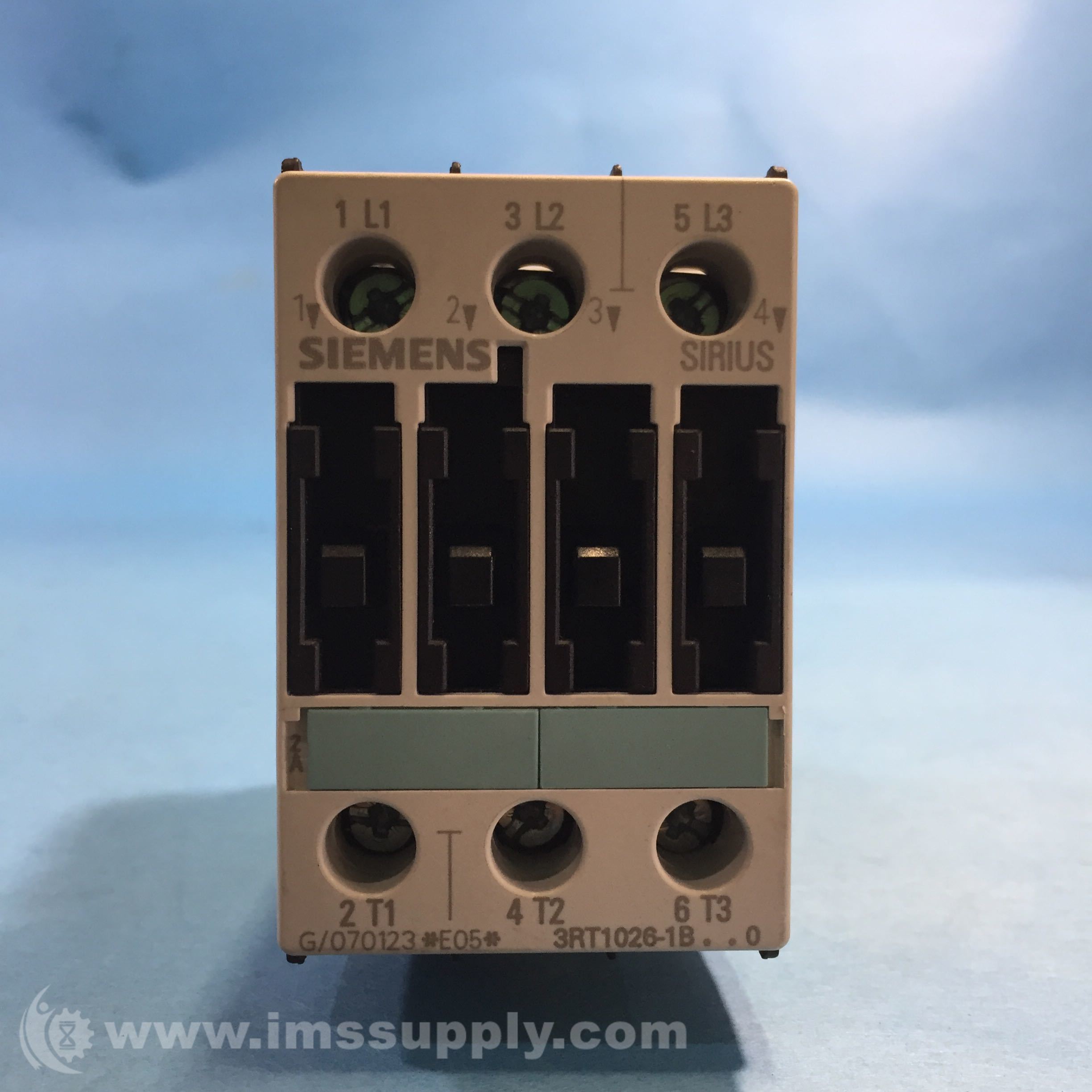 Siemens 3RT1026-1B..0 Contactor, 35A, 600VAC - IMS Supply