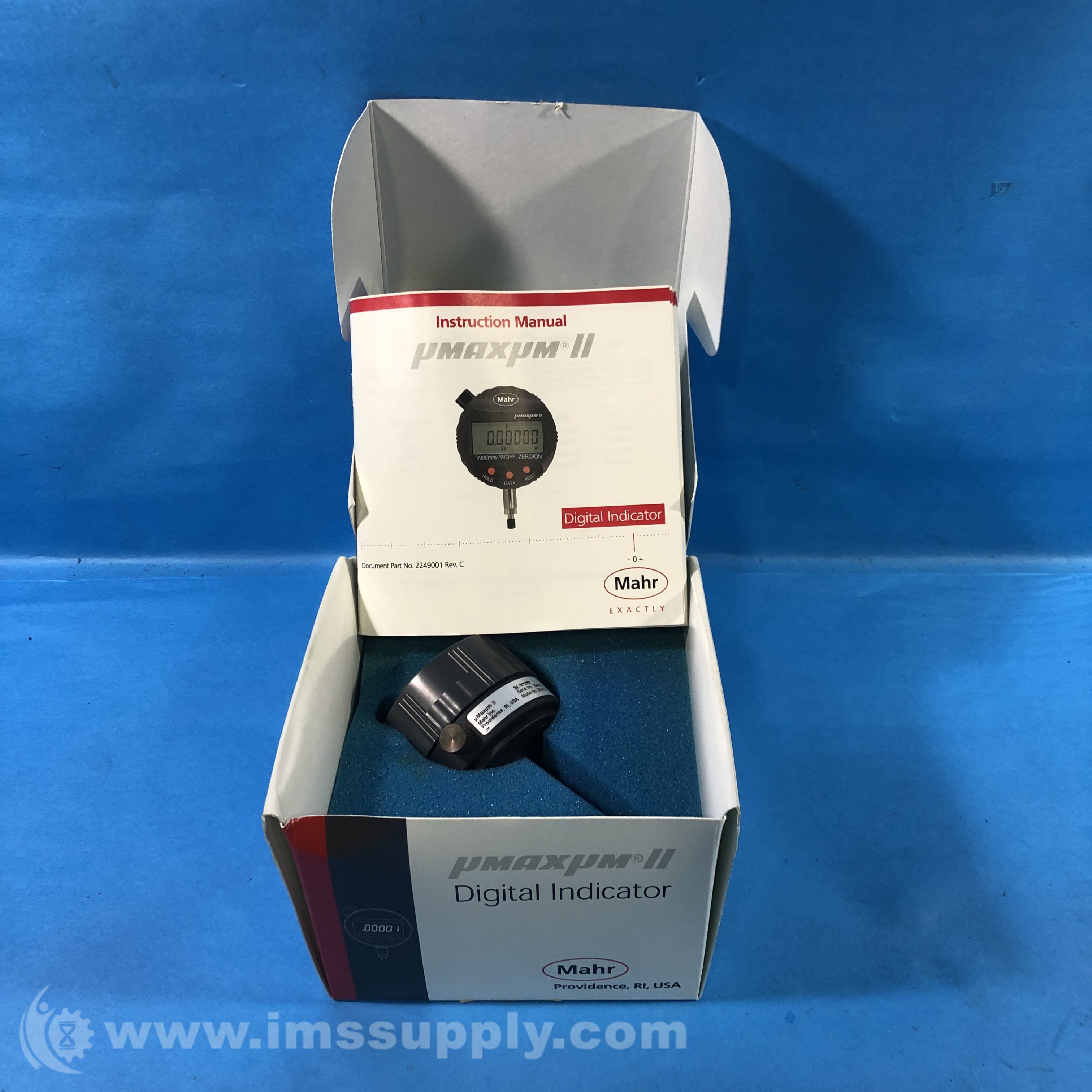 Mahr Federal 2034311 Digital Electronic Indicator, Umaxum Ii - IMS Supply