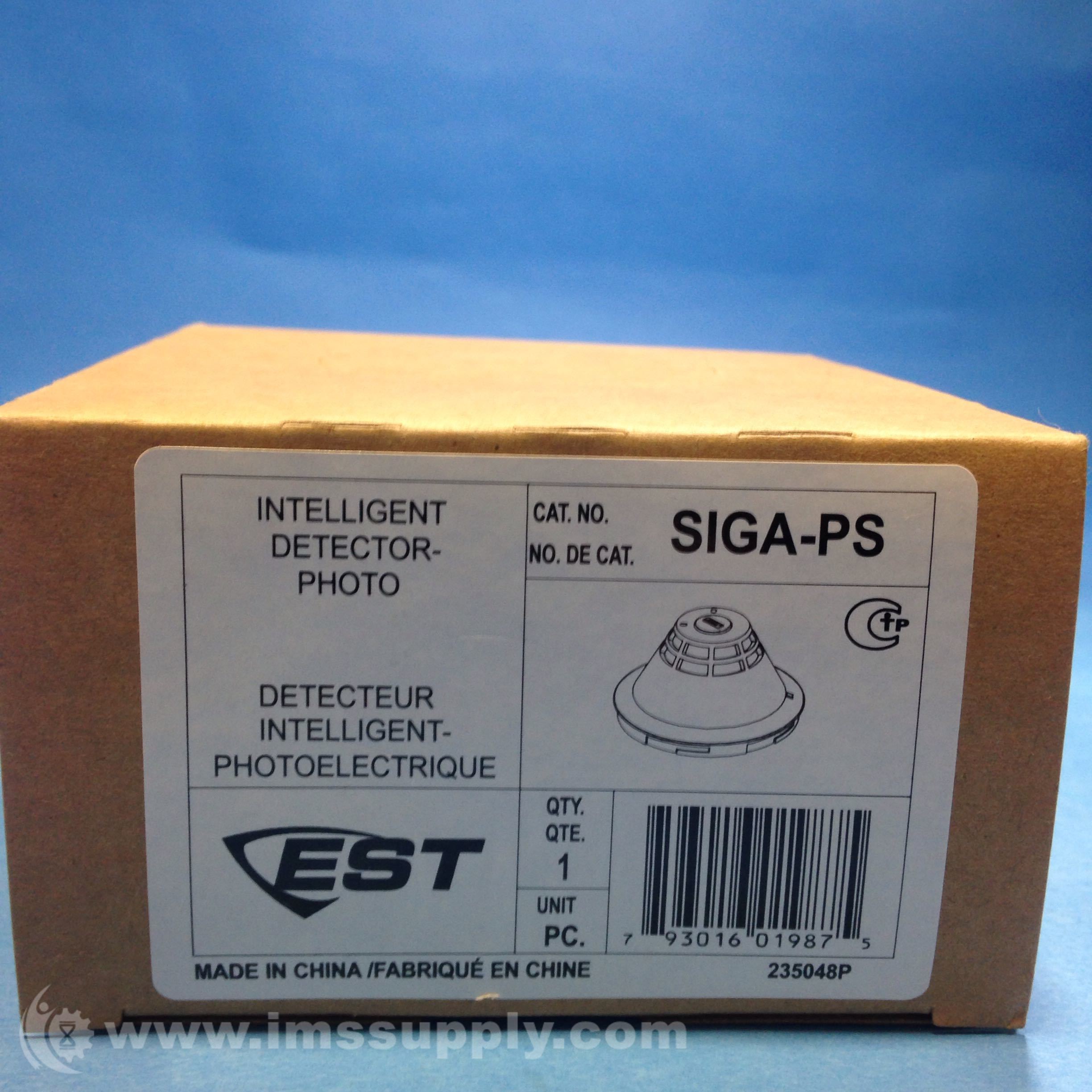 Est SIGA-PS Intelligent Photoelectric Smoke Detector - IMS Supply
