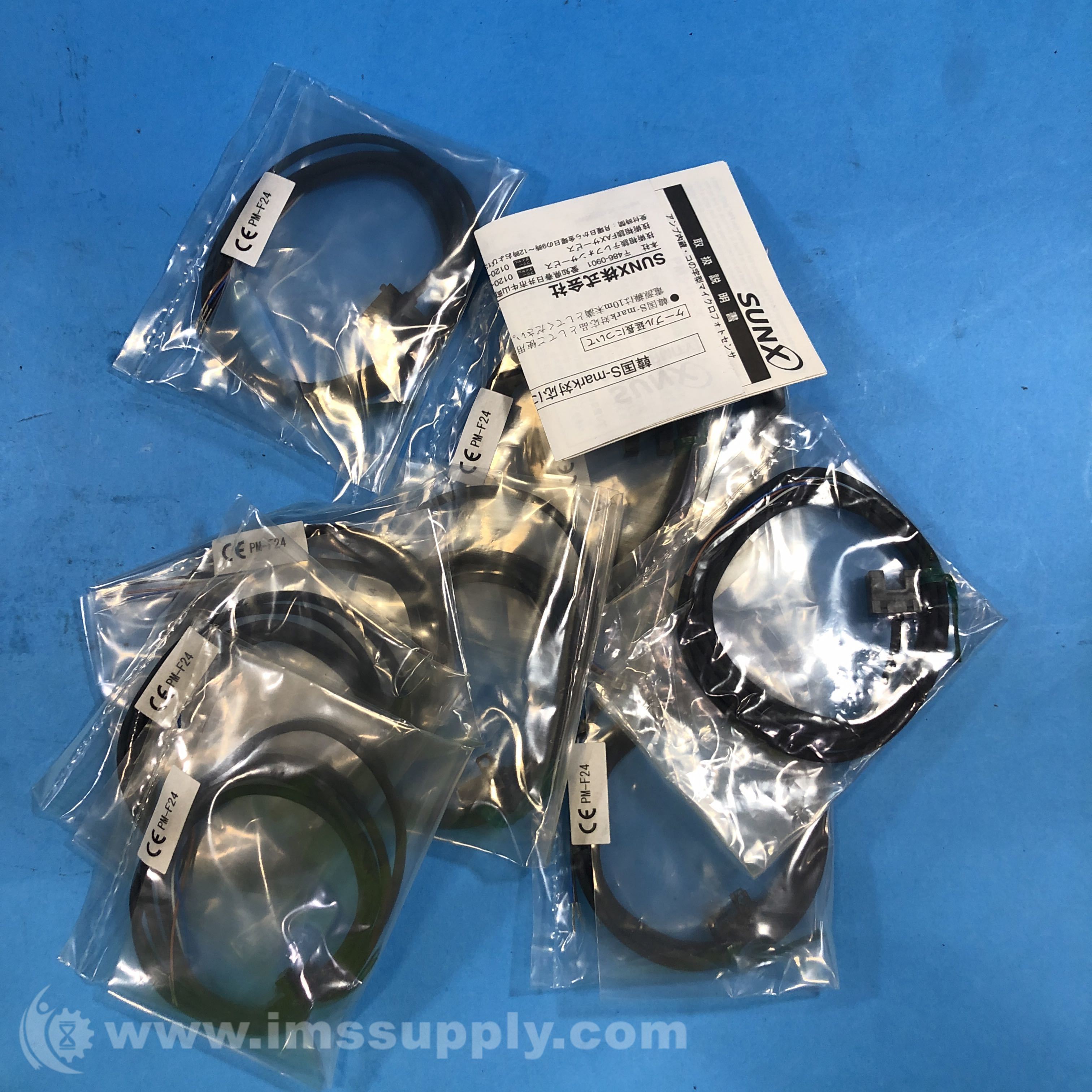 SUNX PM-F24 Bag of 10 Optical Through-Beam Sensors - IMS Supply
