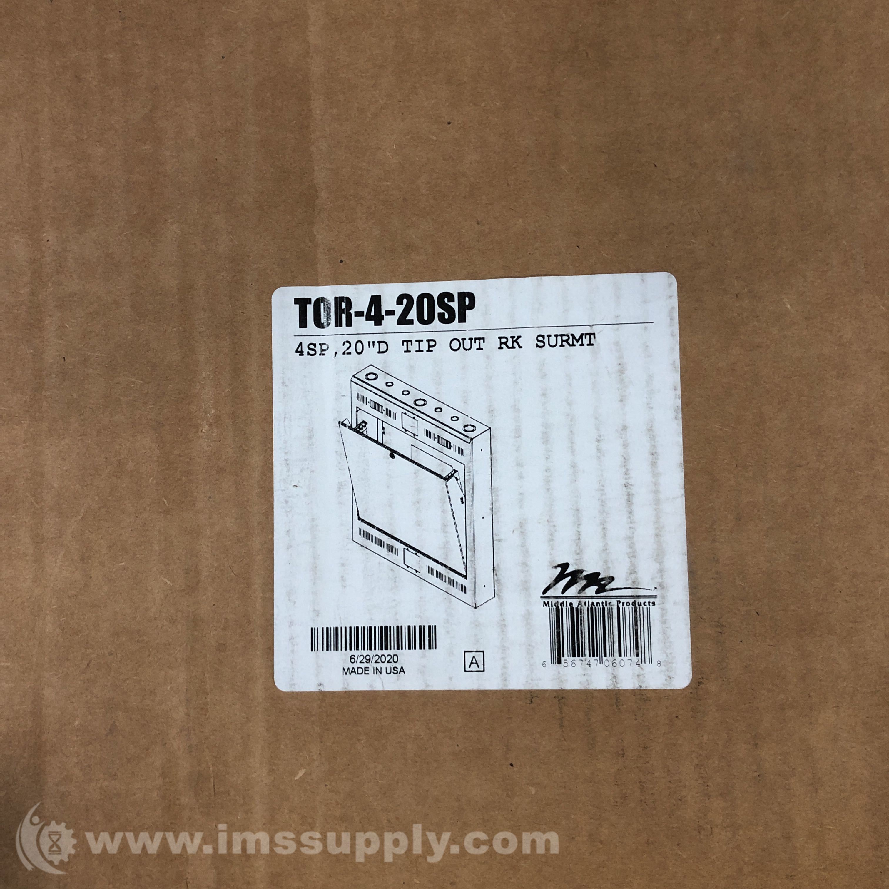 Middle Atlantic Products tor-4-20sp Tilt-Out Wall Rack - IMS Supply