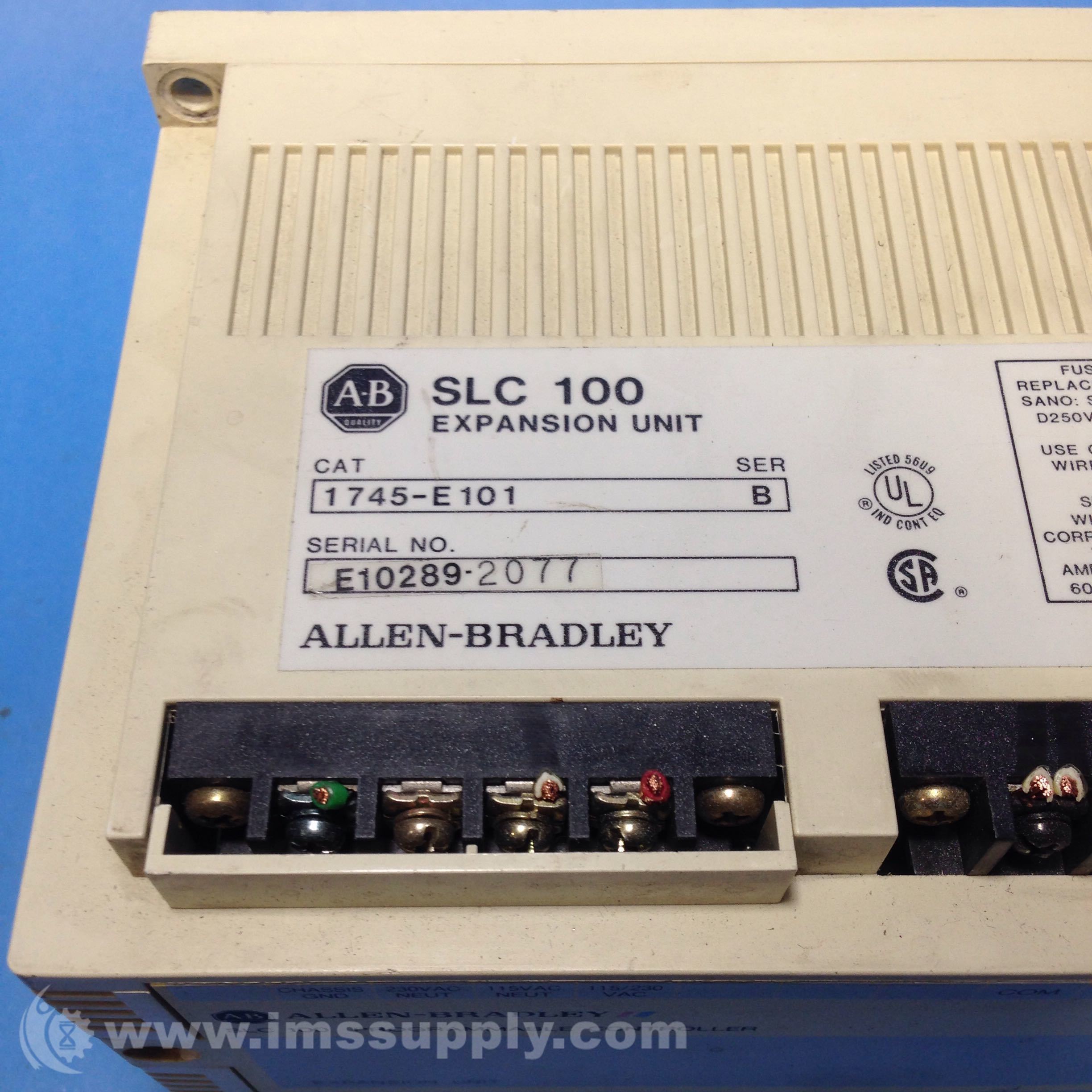 Allen Bradley 1745-E101 PLC Expansion Unit - IMS Supply