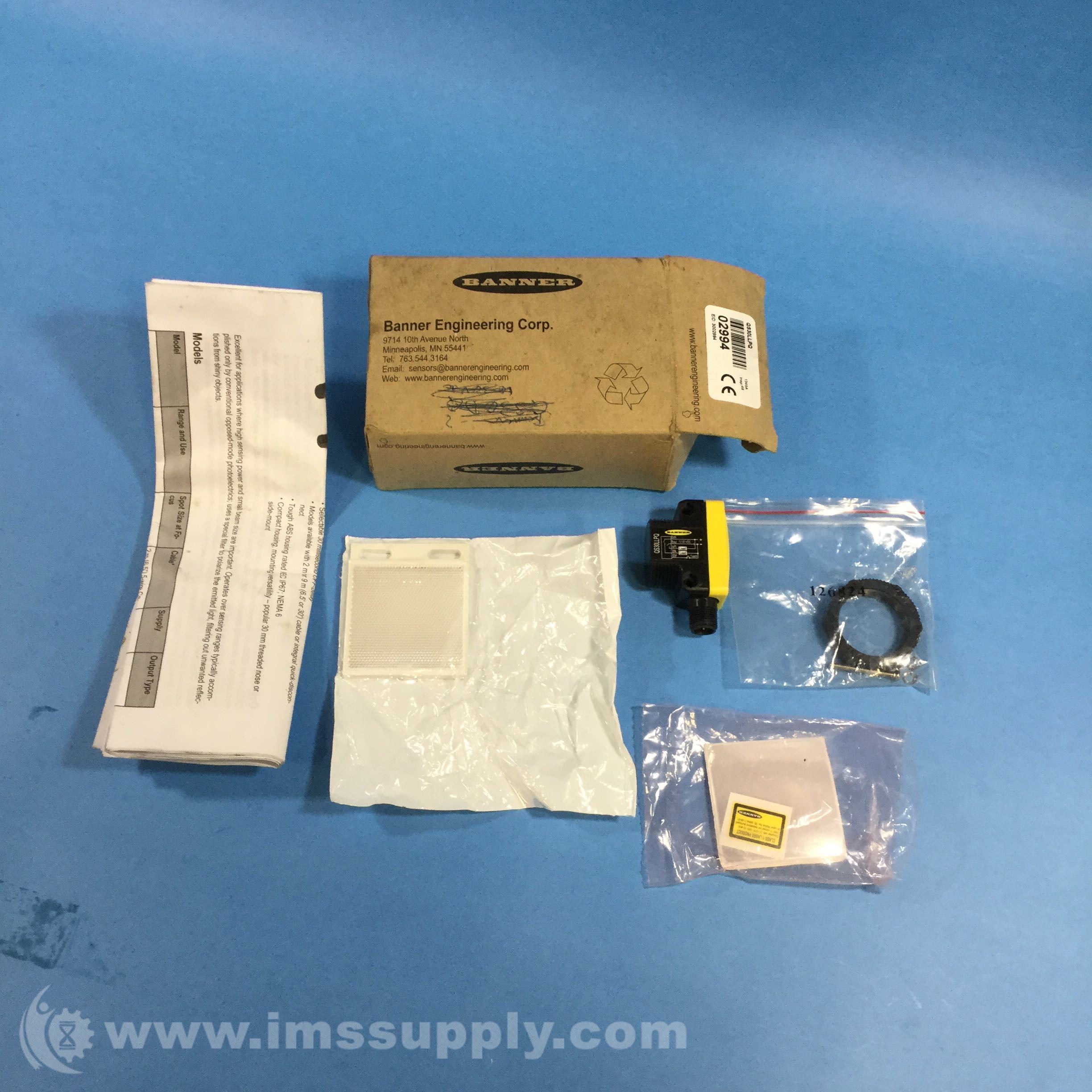 Banner QS30LLPQ QS30 Series High-Performance Long-Range Sensor - IMS Supply