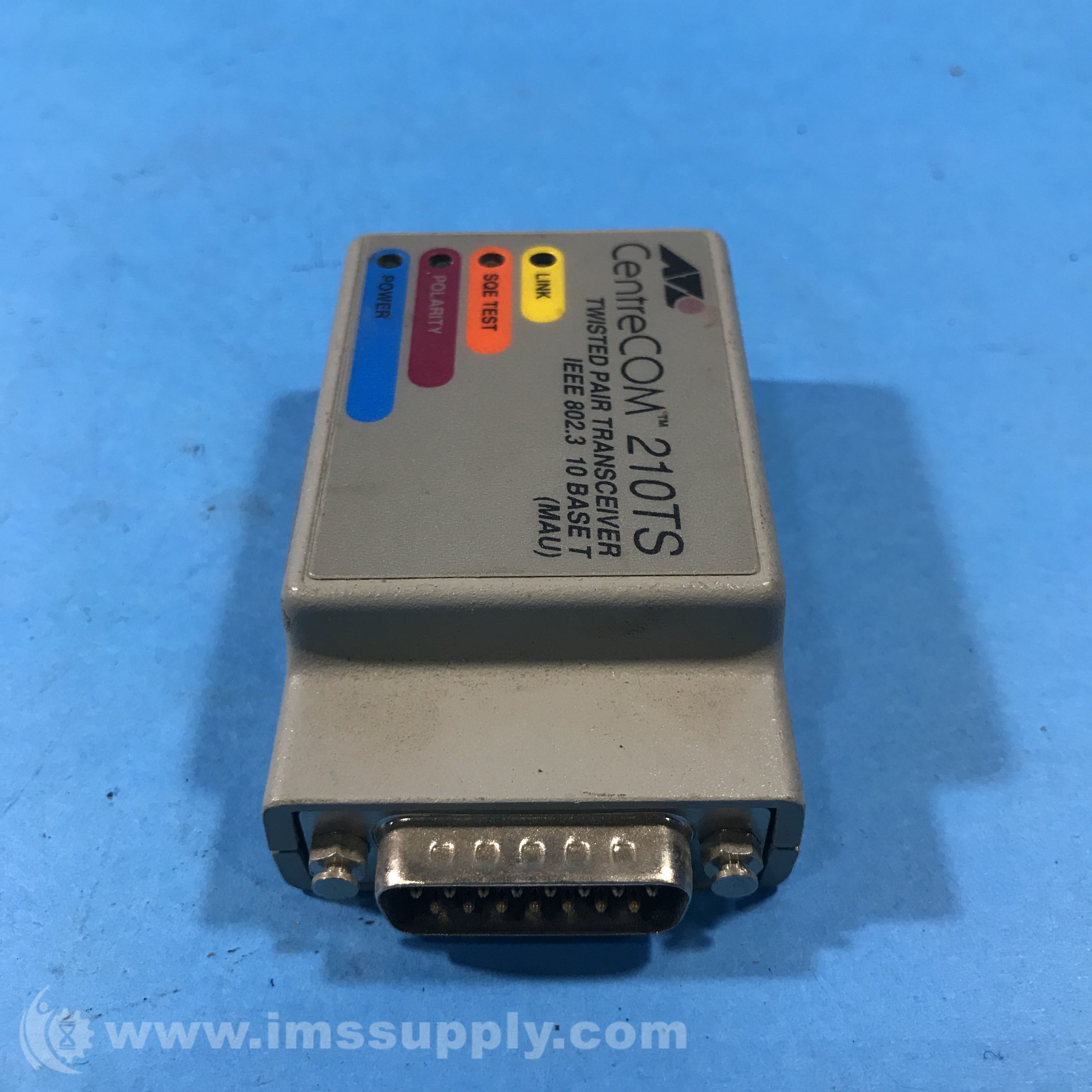 Allied Telesis AT-210TS CentreCOM Twisted Pair Transceiver - IMS Supply