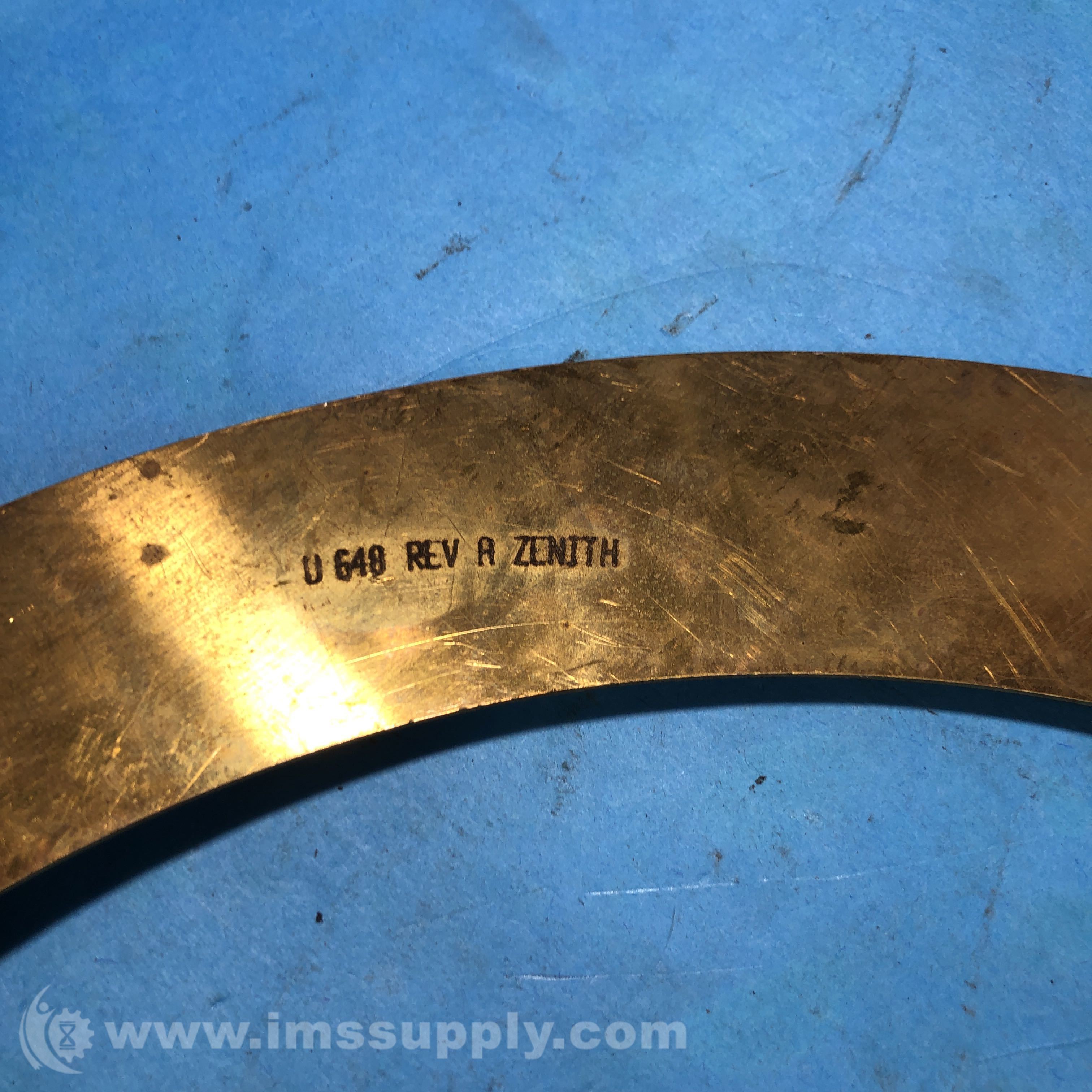 Zenith Cutter U-648-REV-A Brass U Shape Cutting Blade - IMS Supply