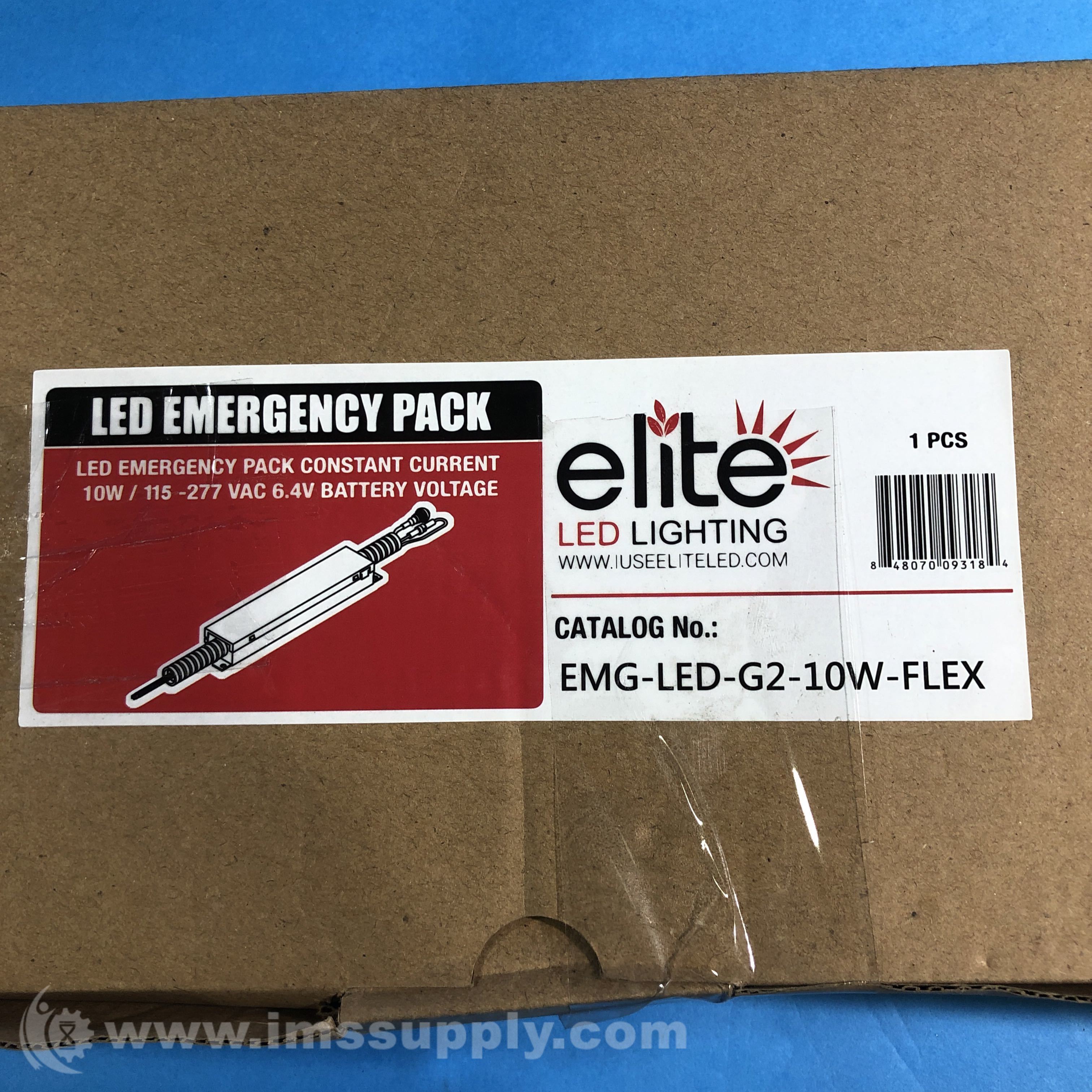 Elite Lighting EMG-LED-G2-10W-FLEX LED Emergency Battery Driver - IMS Supply