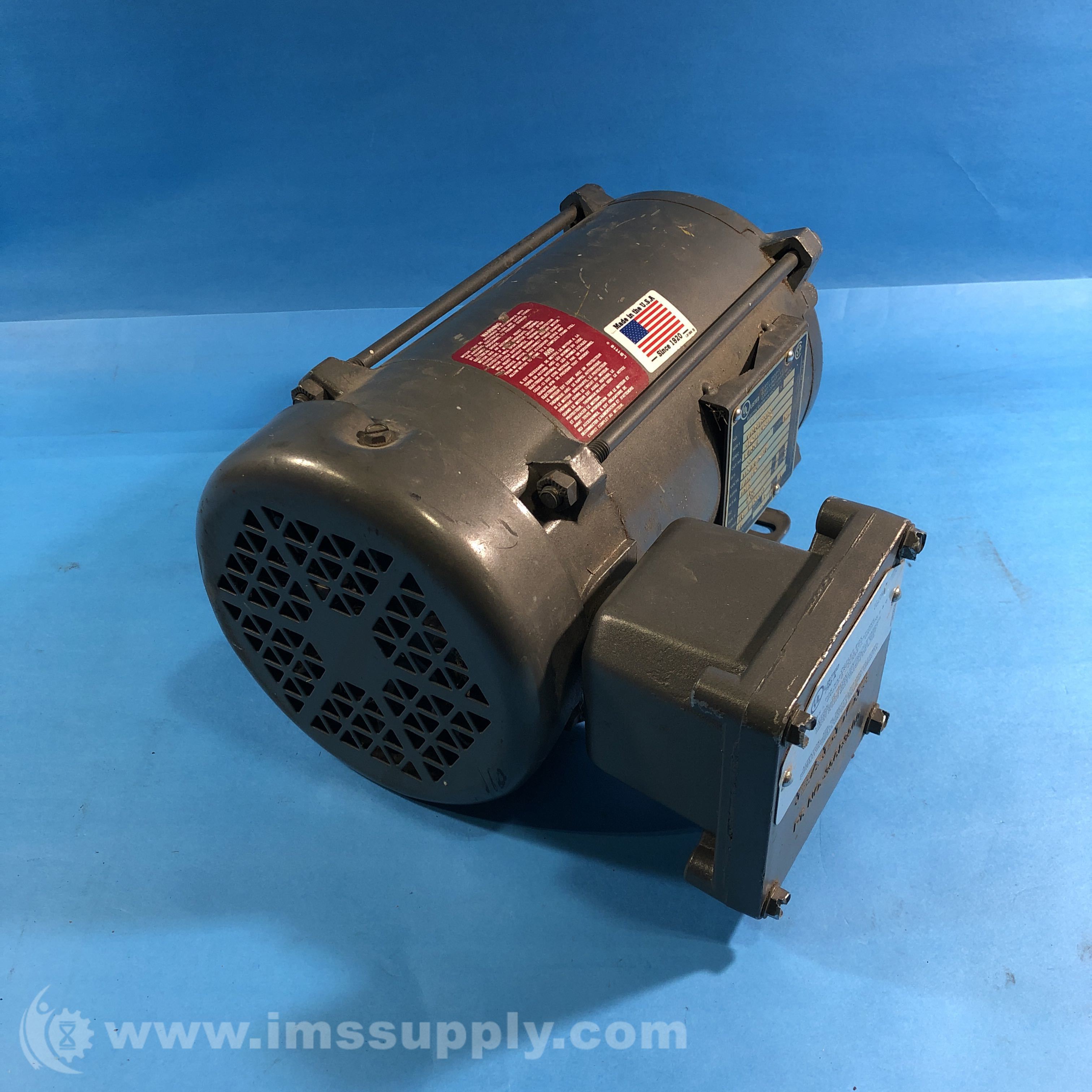 Baldor L4006A Explosion Proof Hazardous Location Electric Motor - IMS ...