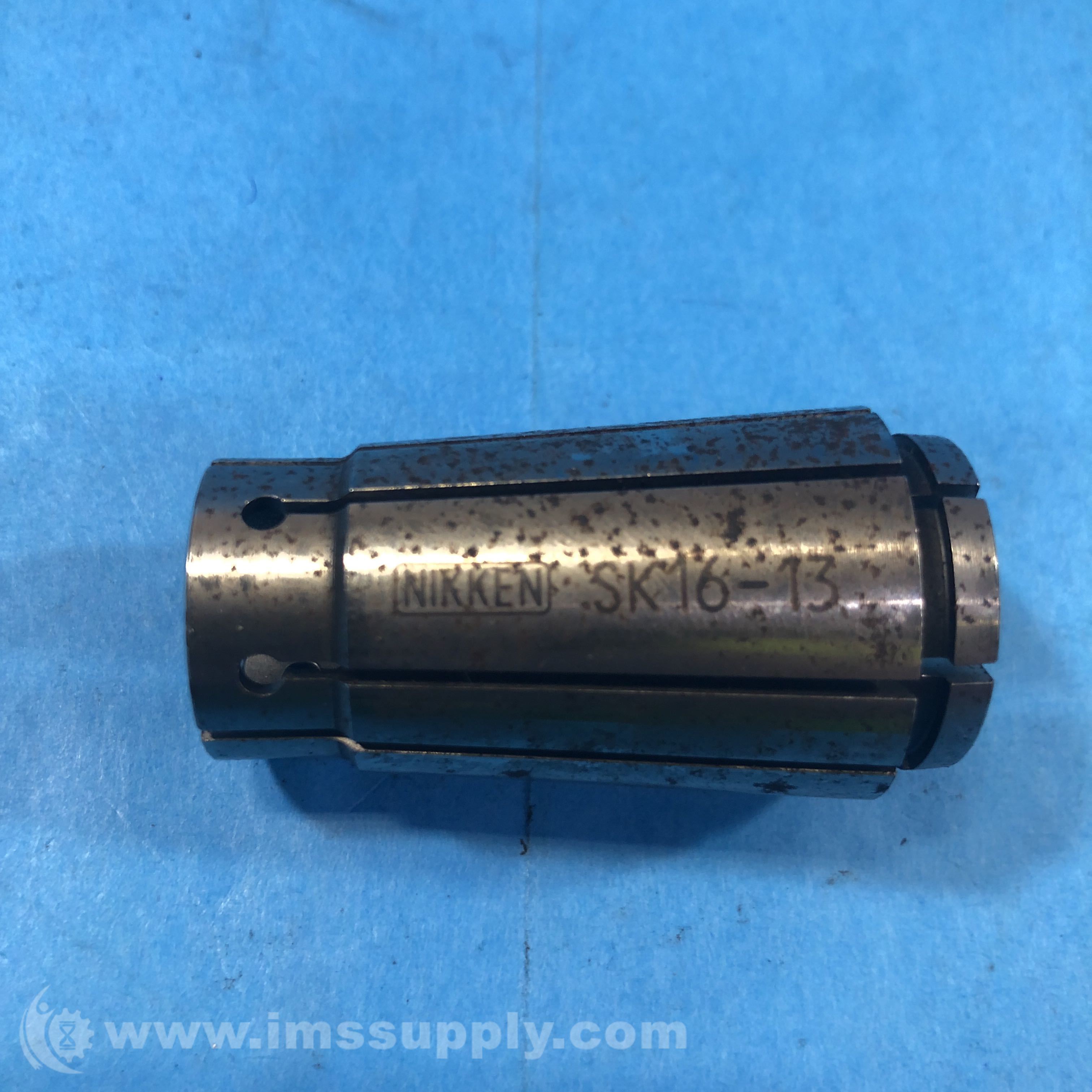 Nikken SK16-13 Slim Collet Chuck, Round Face, 13.0 to 12.5mm - IMS Supply