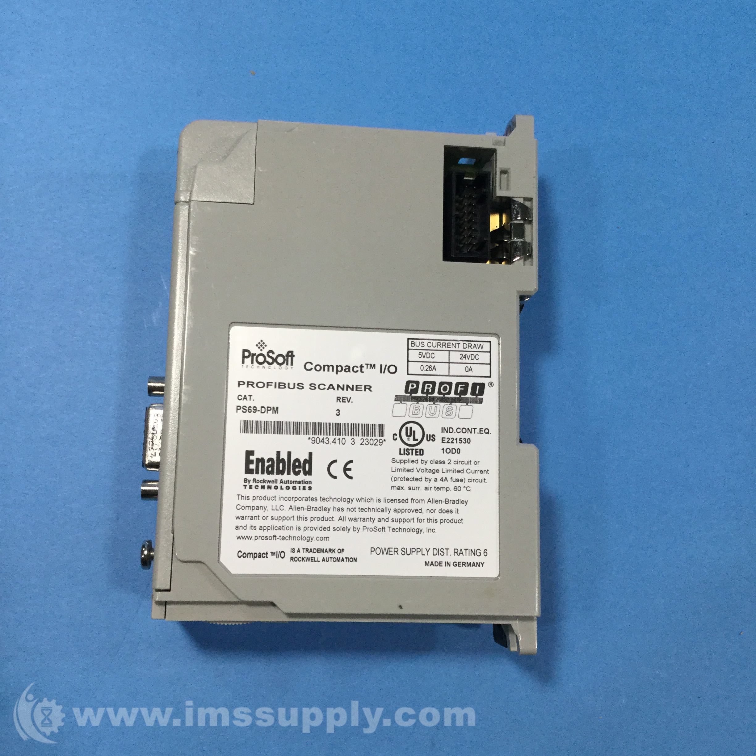 Prosoft PS69-DPM Compact I/O, Master Network Interface Module - IMS Supply