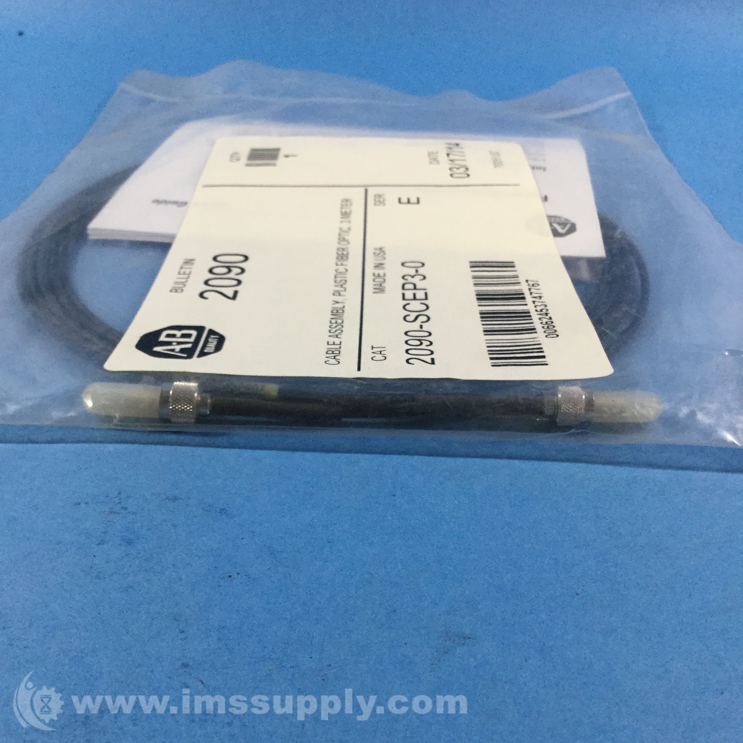 Allen Bradley 2090-SCEP3-0 Series A Sercos Fiber Cable - IMS Supply