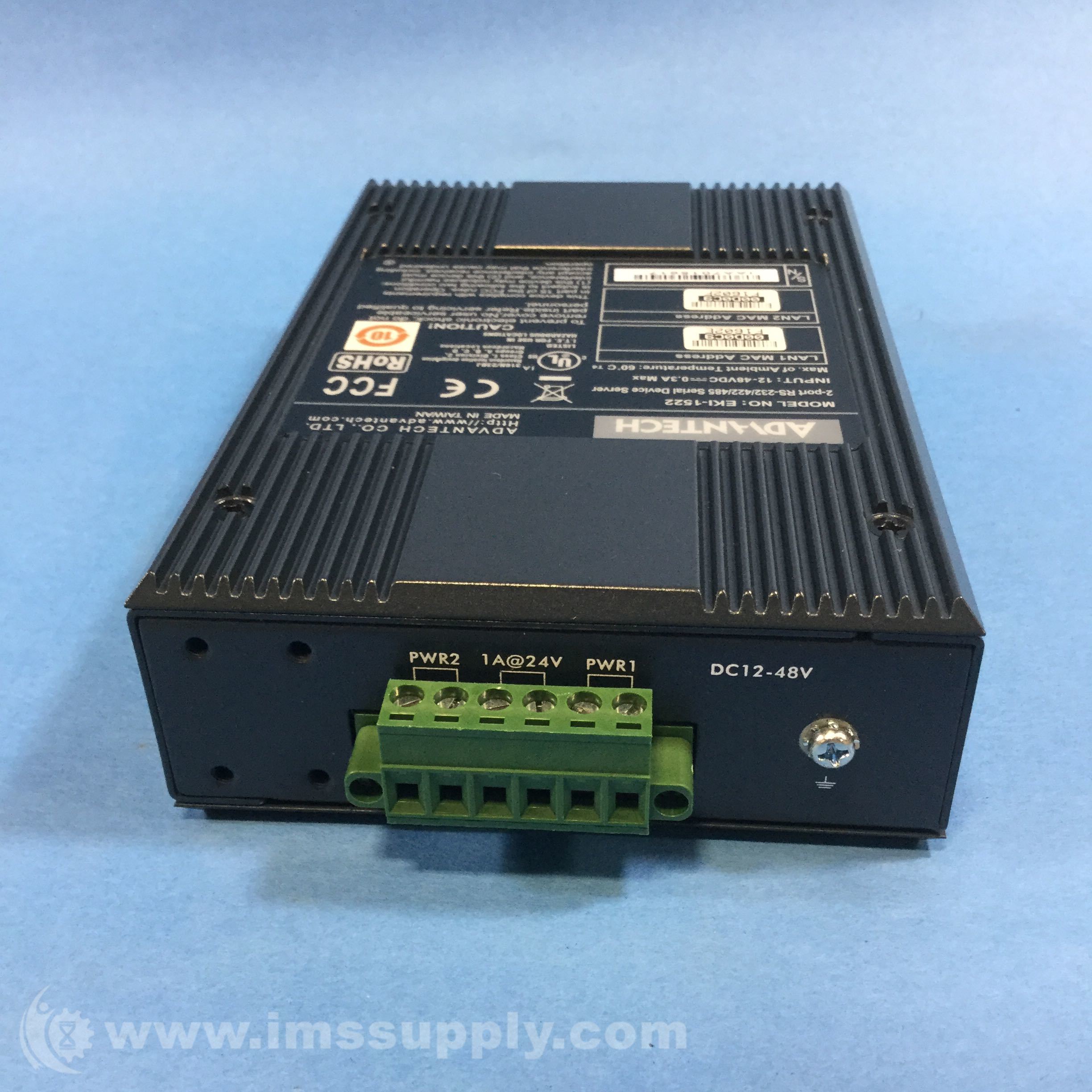 Advantech EKI-1522-AE 2 Port RS-232/422/485 Serial Device Server - IMS ...