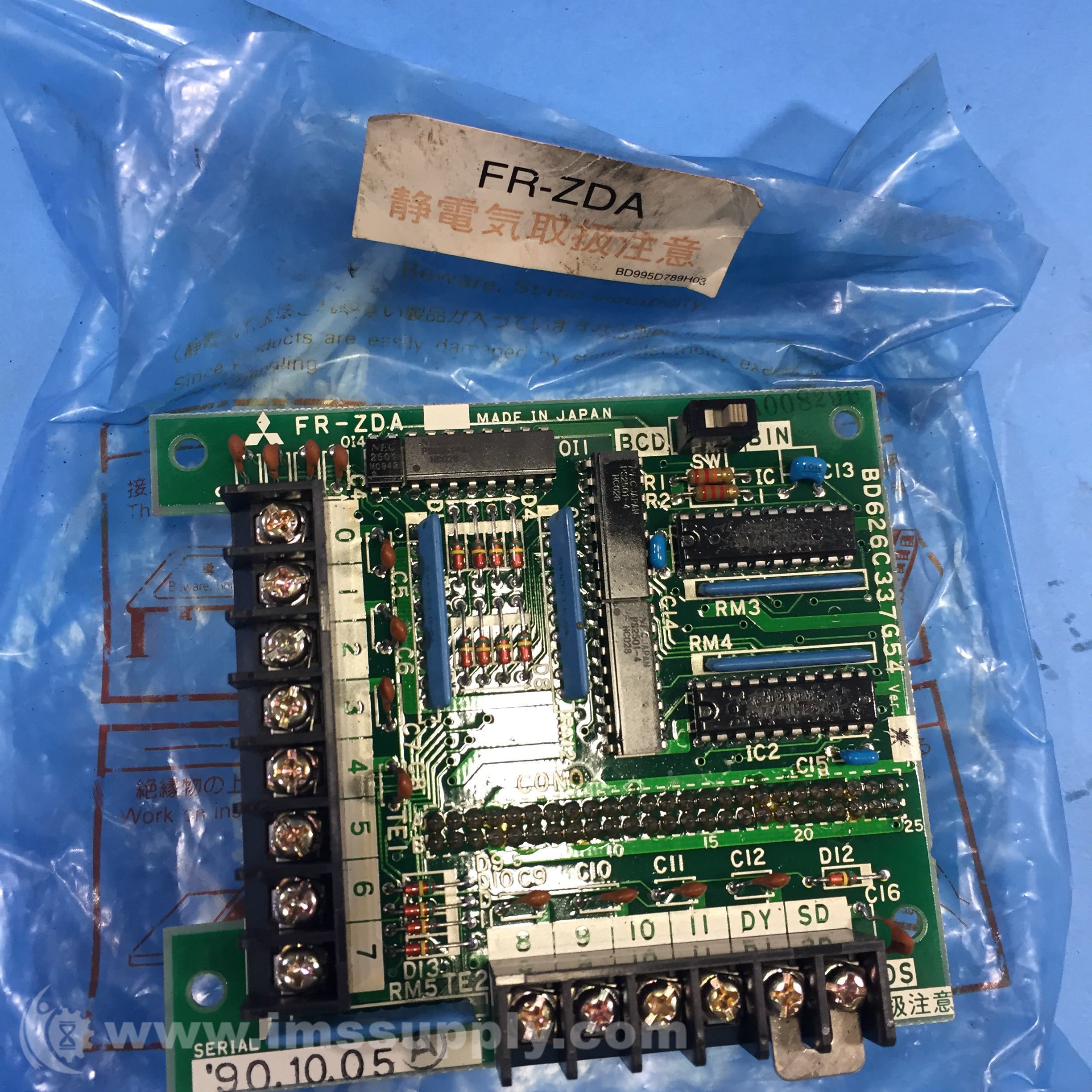 Mitsubishi FR-ZDA Inverter Circuit Board - IMS Supply