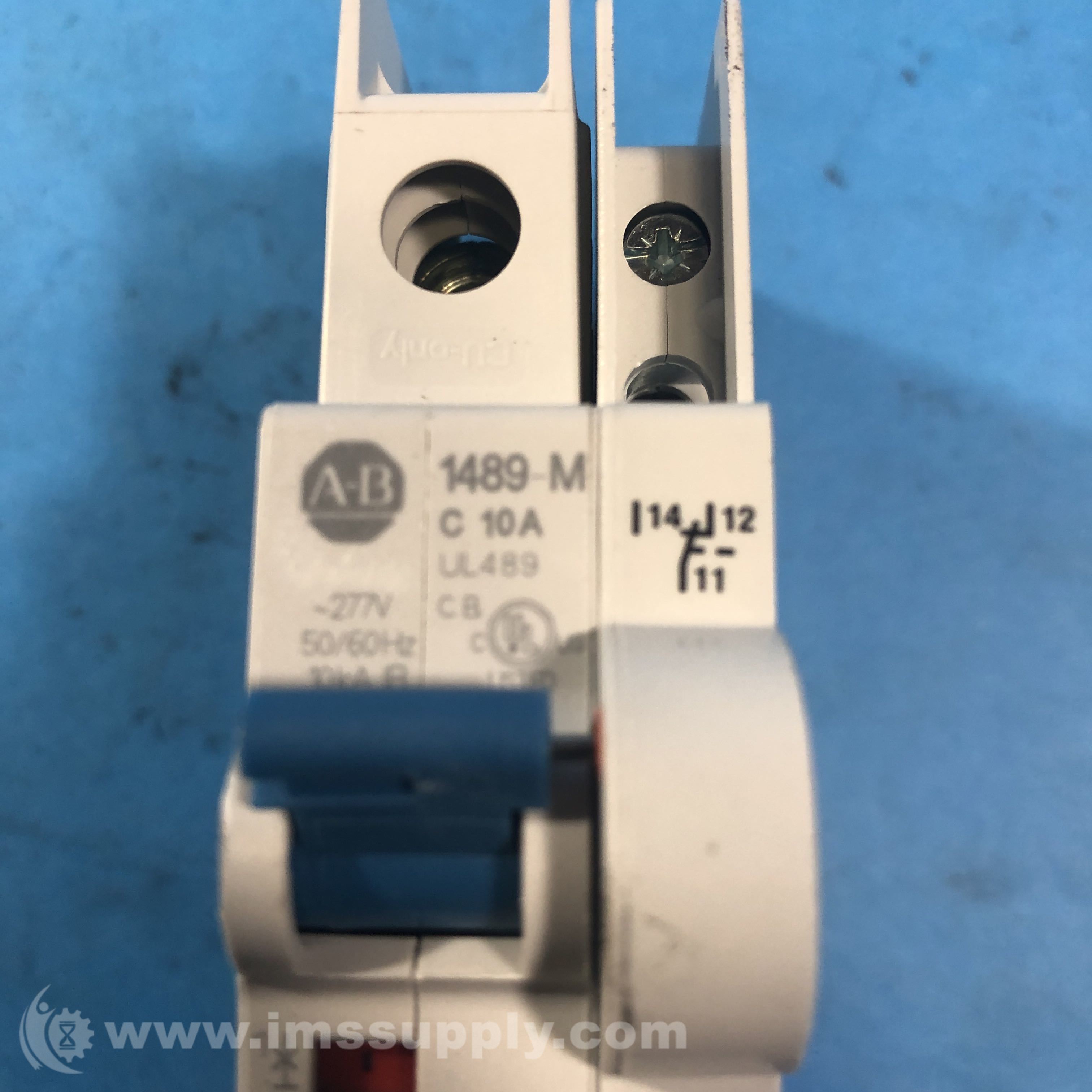 Allen Bradley 1489-MC10A Miniature Circuit Breaker, 10 Amp - IMS Supply