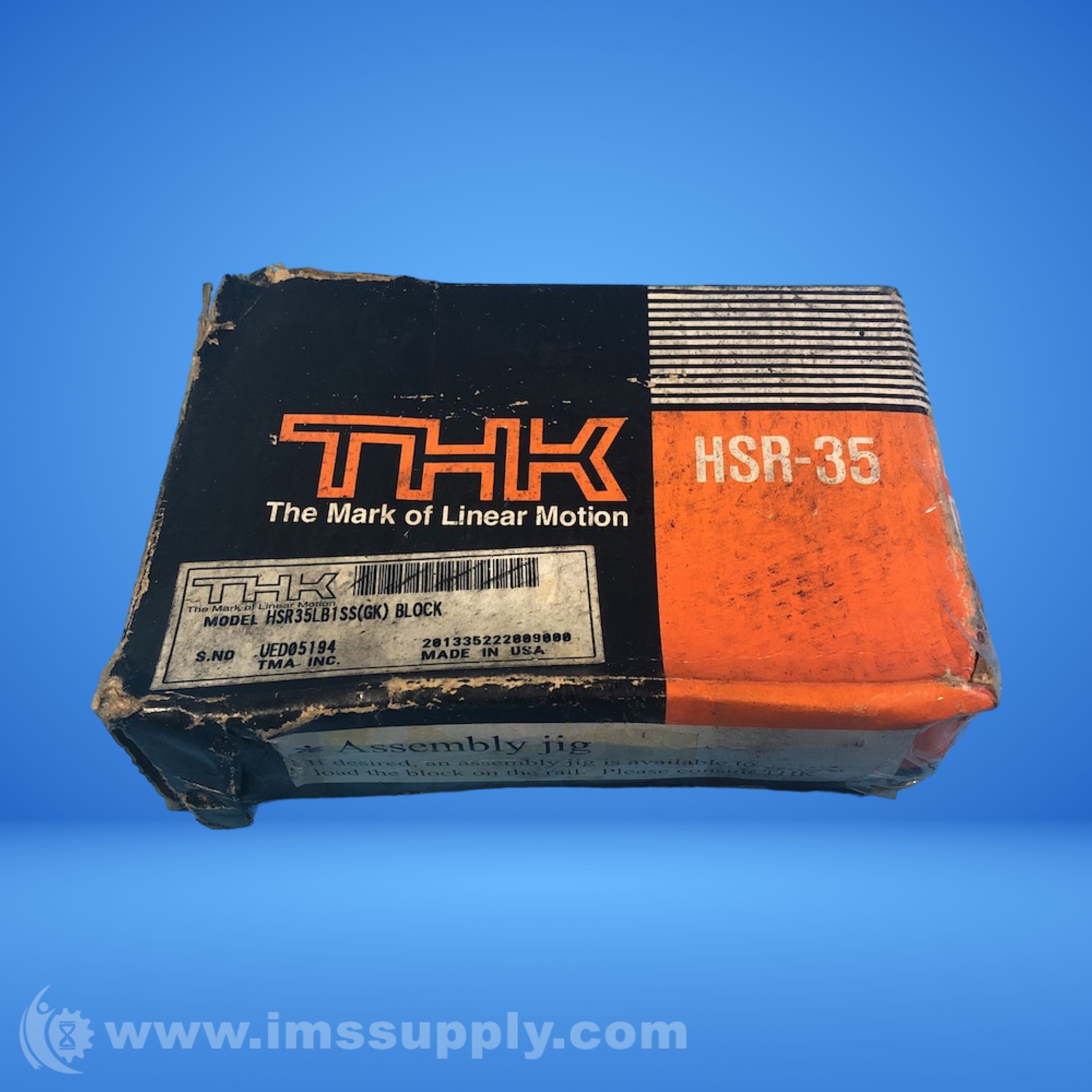 THK HSR35LB1SS(GK) BLOCK - IMS Supply