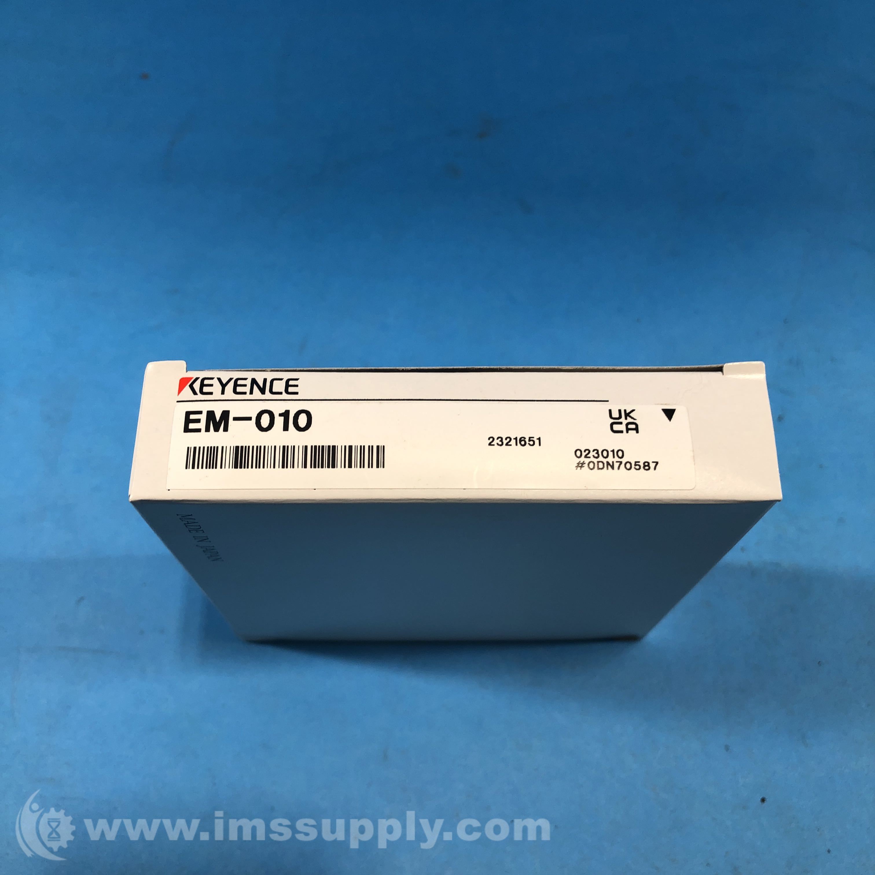 Keyence EM-010 Fiber Amplifier Sensor - IMS Supply