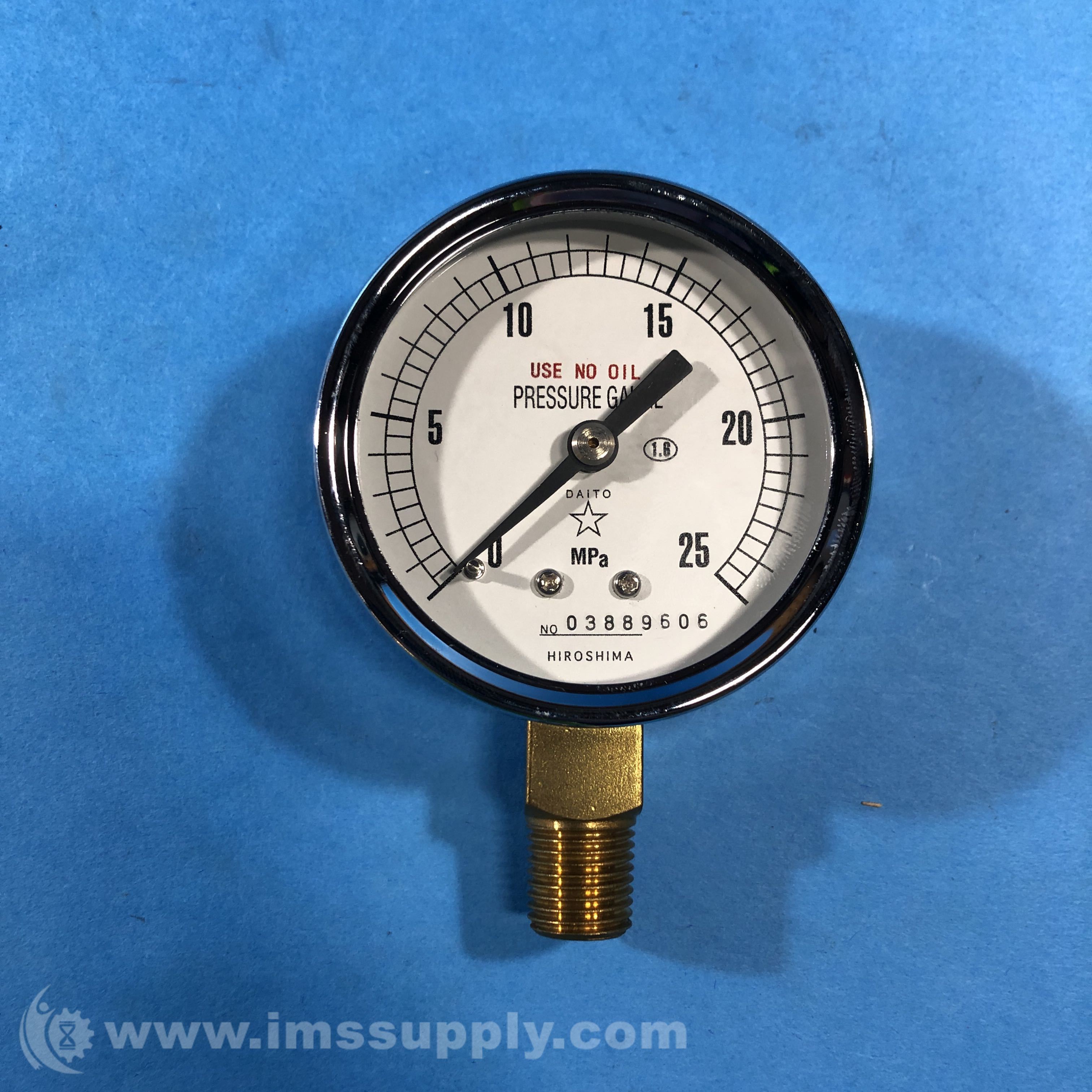 Daito 03889606 Pressure Gauge - IMS Supply