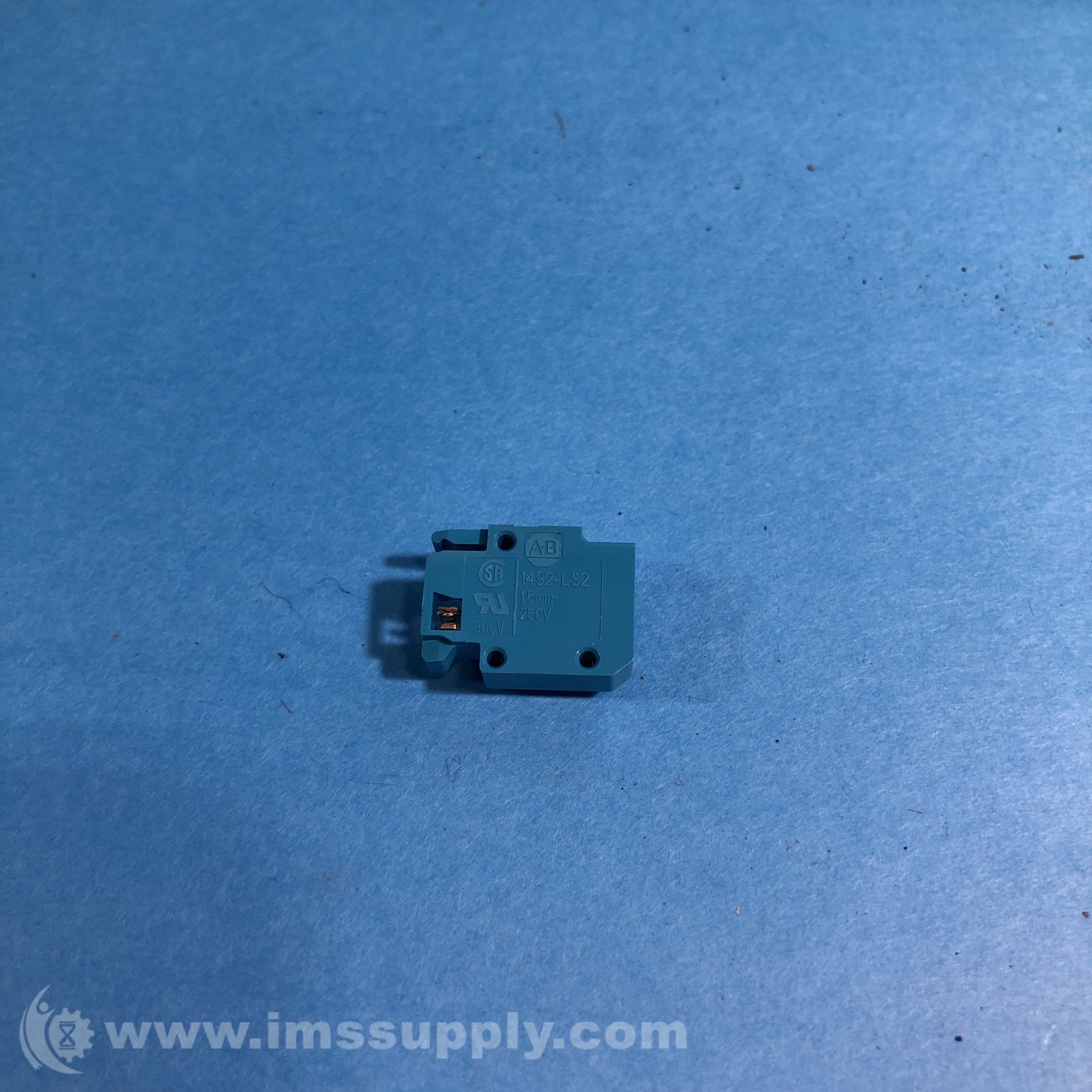 Allen Bradley 1492-LS2-B Spring Clamp Conn Blue Terminal Block - IMS Supply