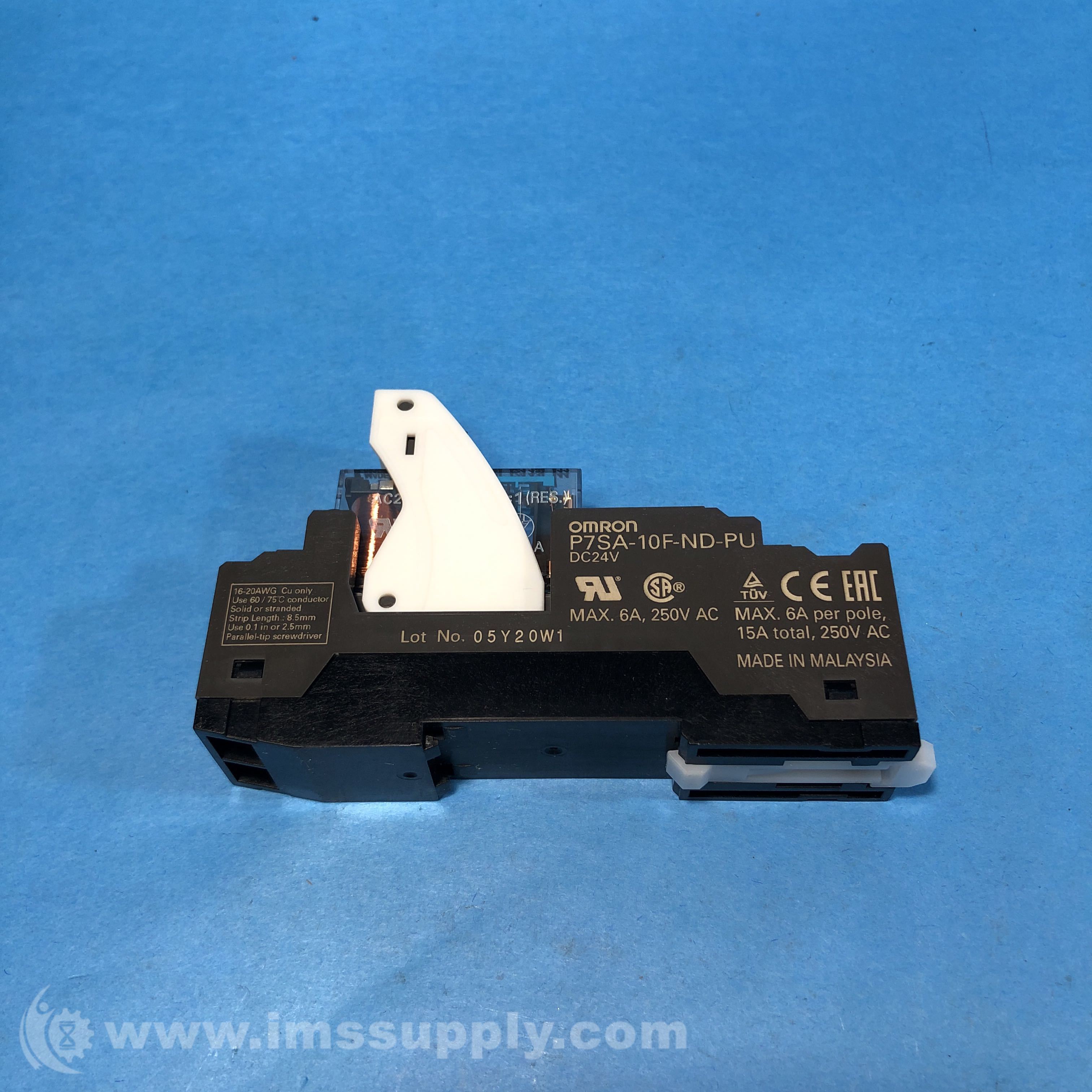 Omron P7SA-10F-ND-PU Relay Sockets & Hardware - IMS Supply