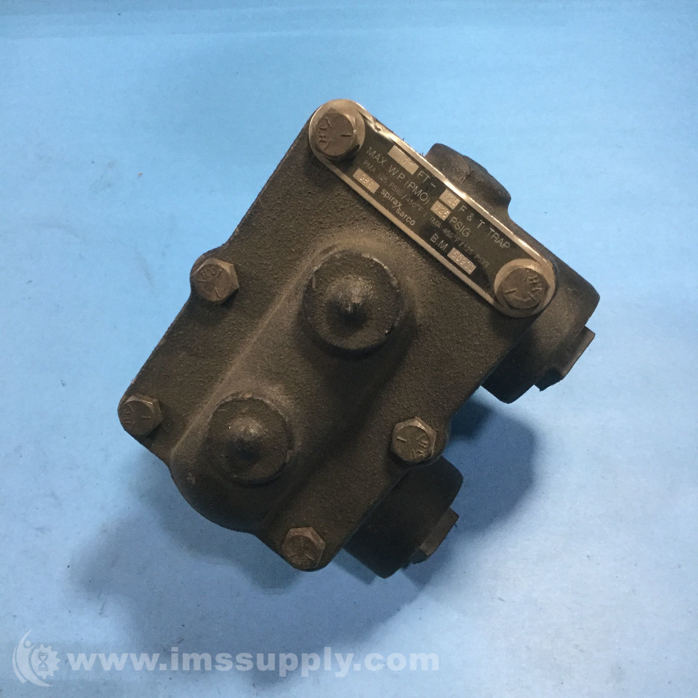 Spirax Sarco Limited 50933 Size 1 Inch Thermostatic Steam Trap - IMS Supply