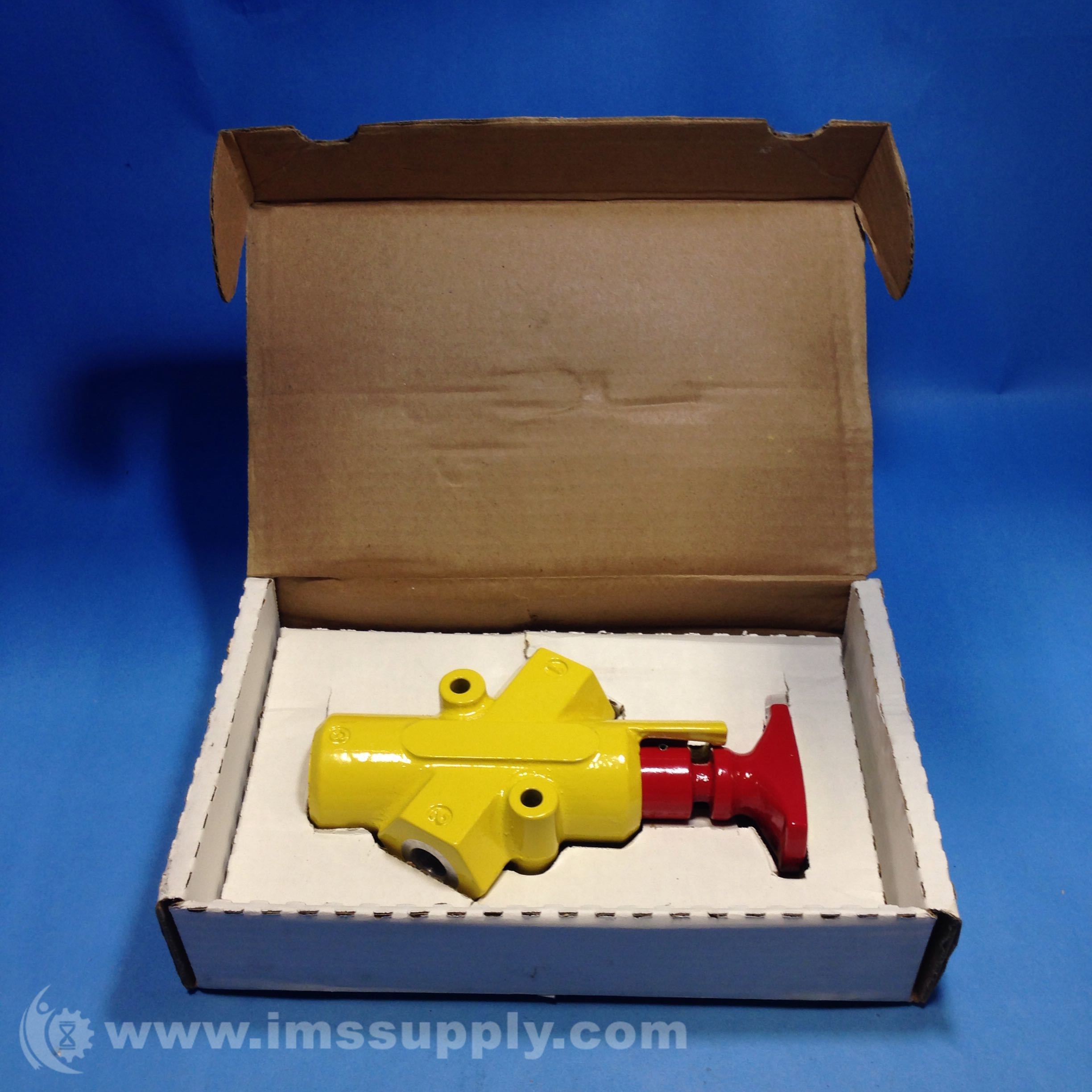 Parker LV3NA8 Bellows Lockout Valve 3/8 Inch - IMS Supply