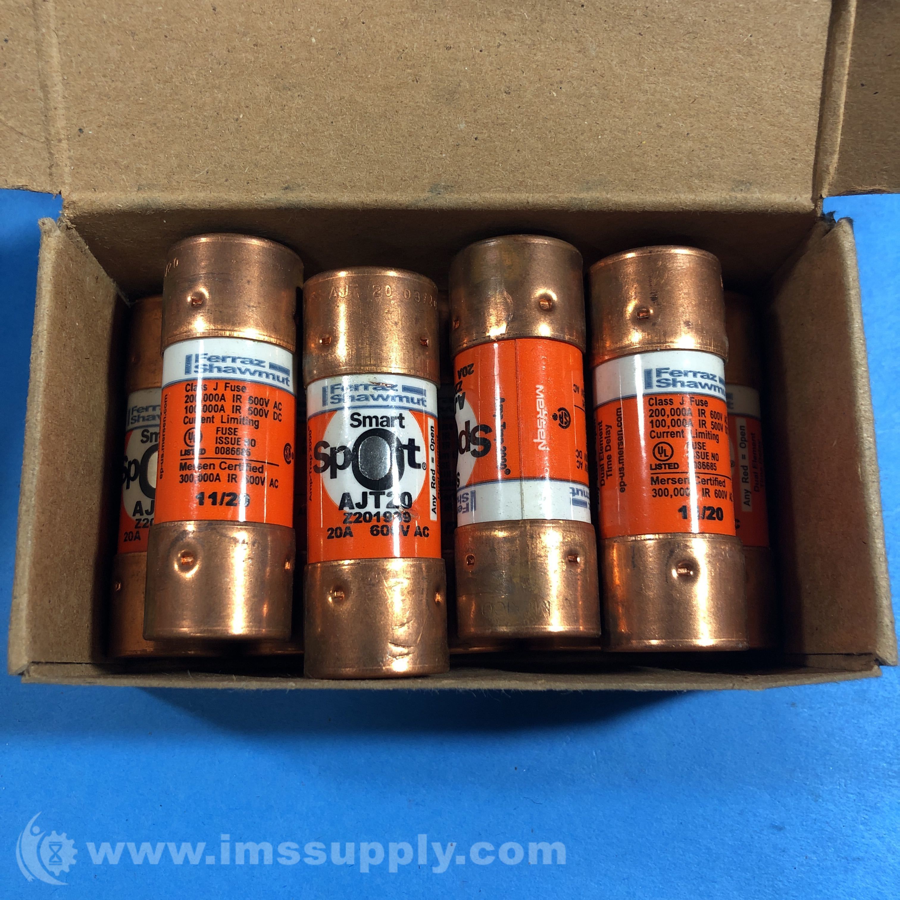 Mersen AJT20 Time-Delay Relay Pack of 10 - IMS Supply