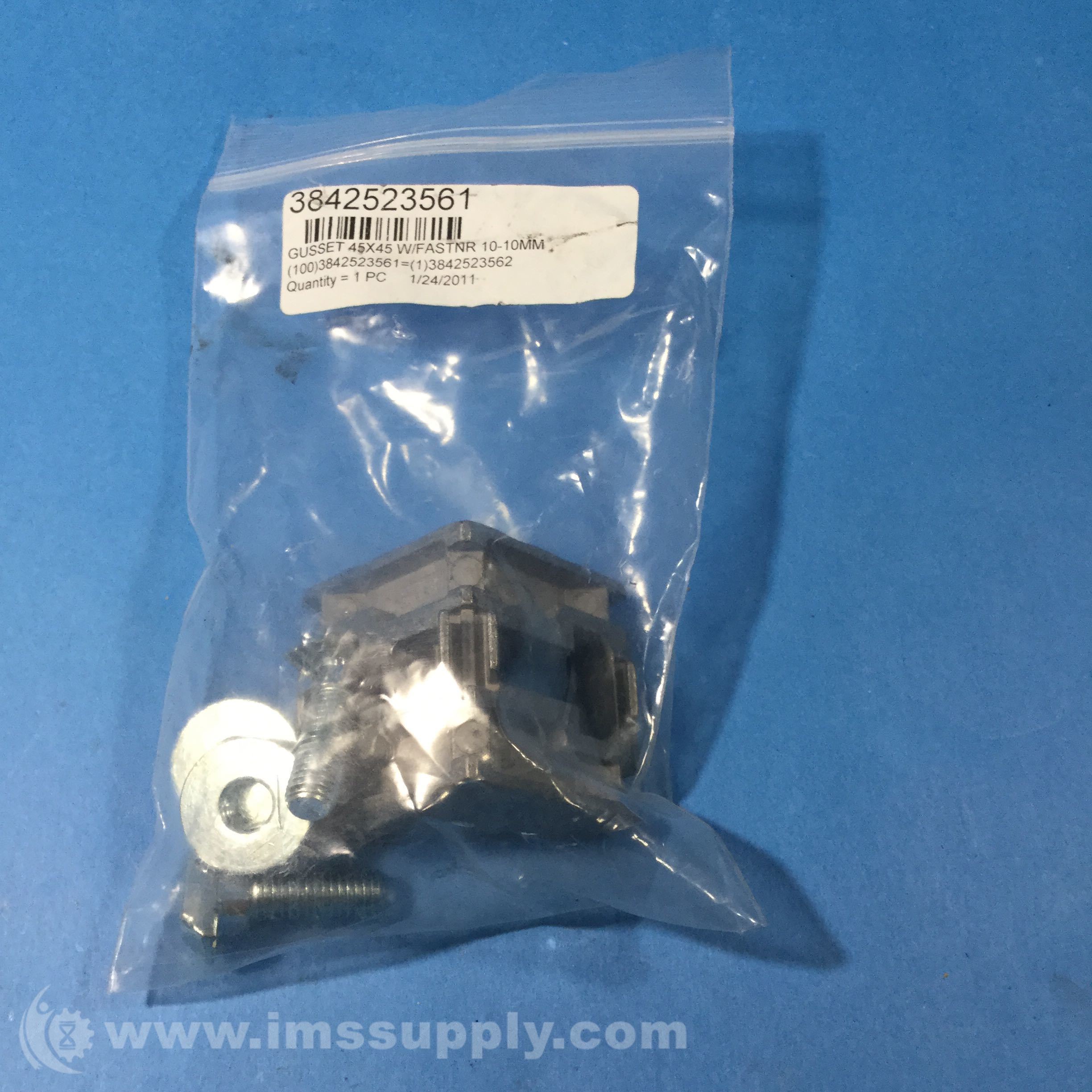Rexroth 384252356 45x45 Gusset With Fastener - IMS Supply