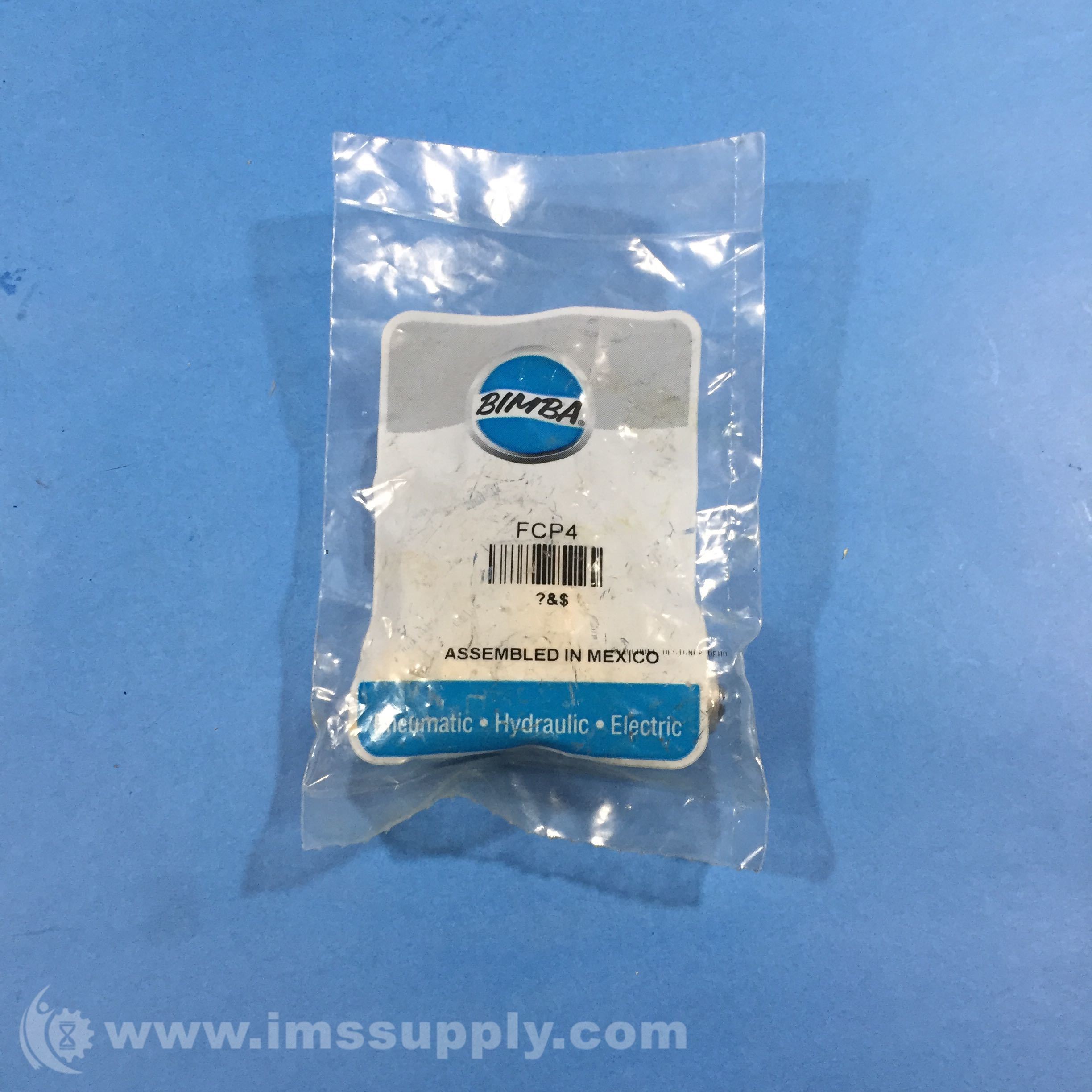 BIMBA FCP4 Flow Control Valve, 1/4 NPT X 1/4 NPT - IMS Supply