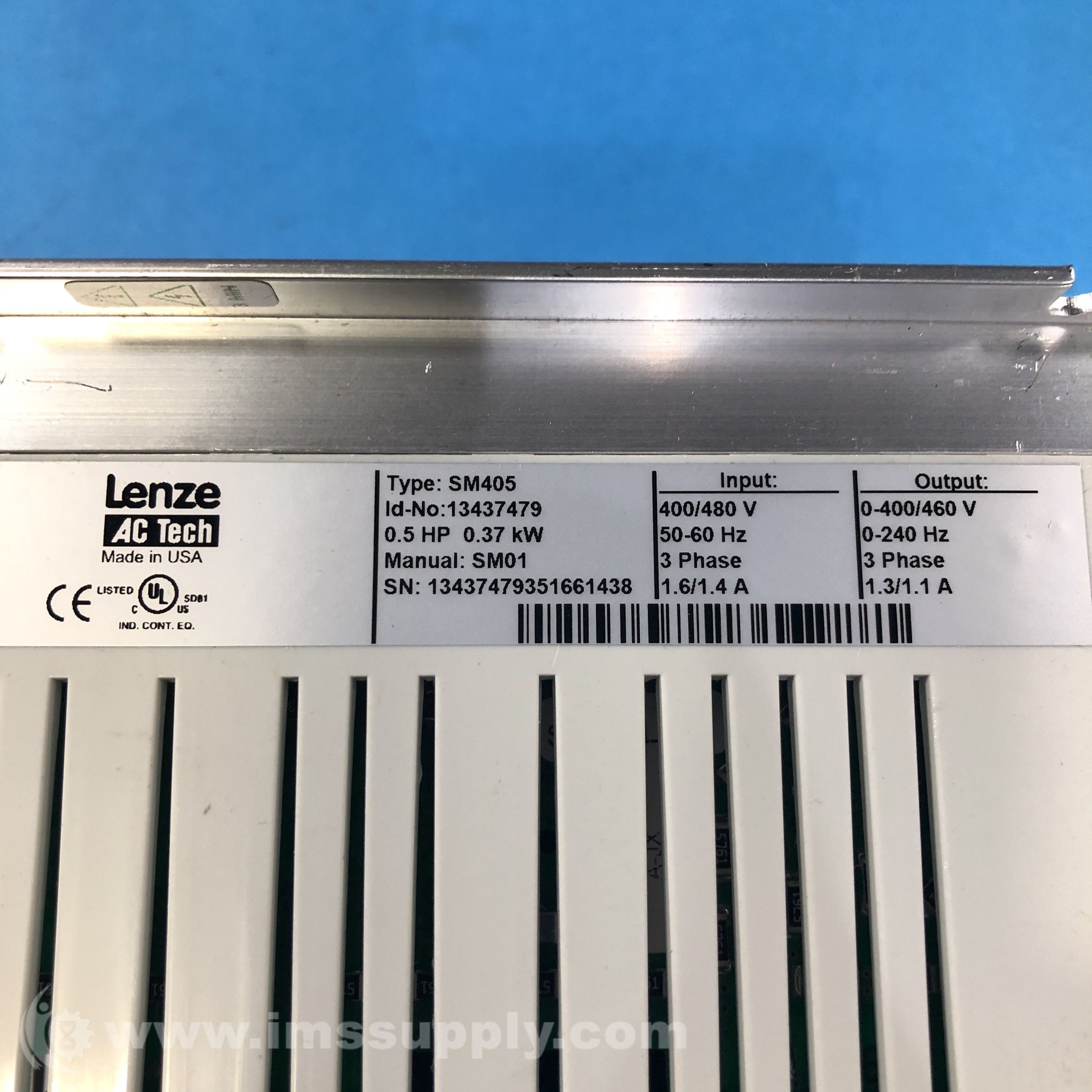 Lenze SM405 AC Tech Frequency Inverter - IMS Supply