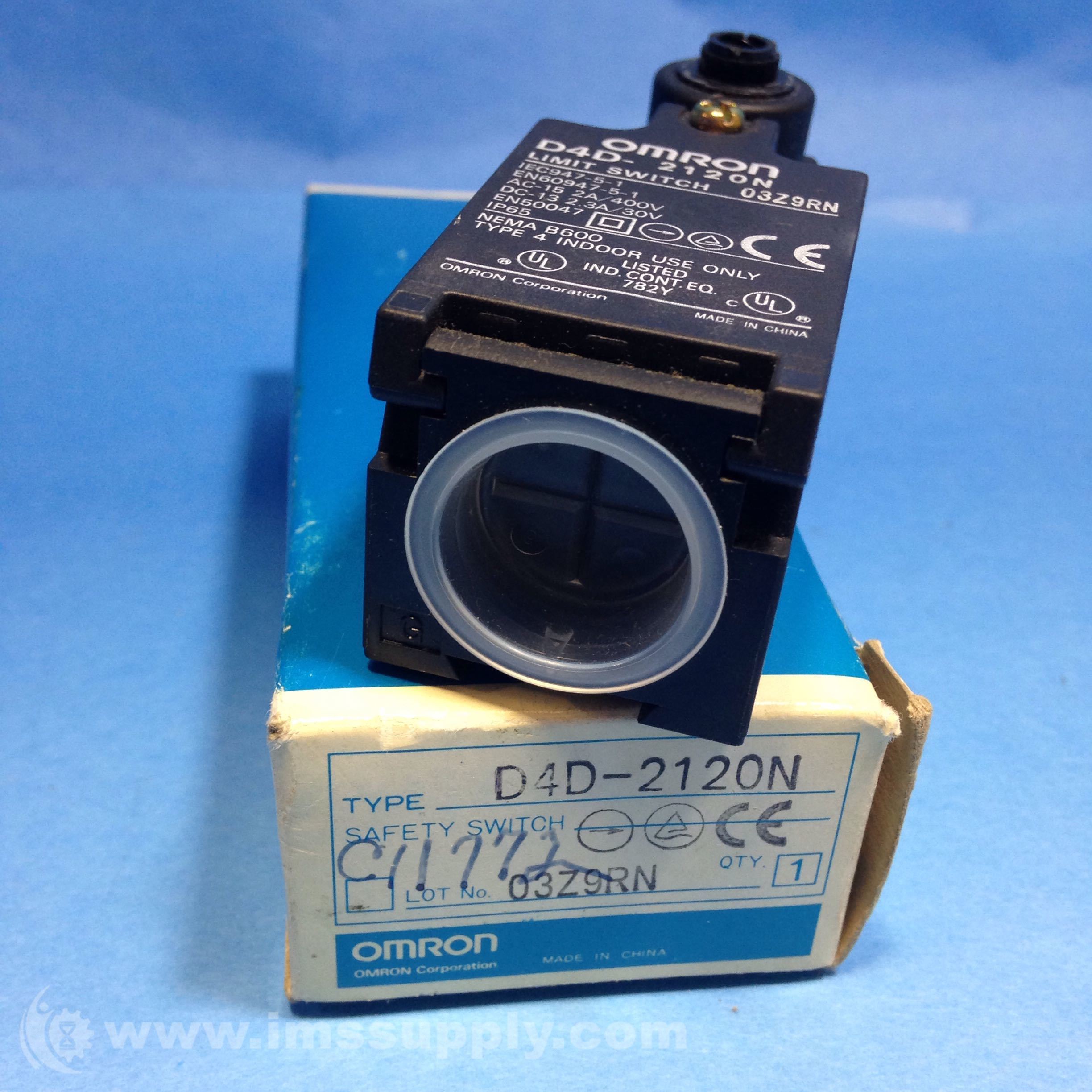Omron D4D-2120N Limit Switch - IMS Supply