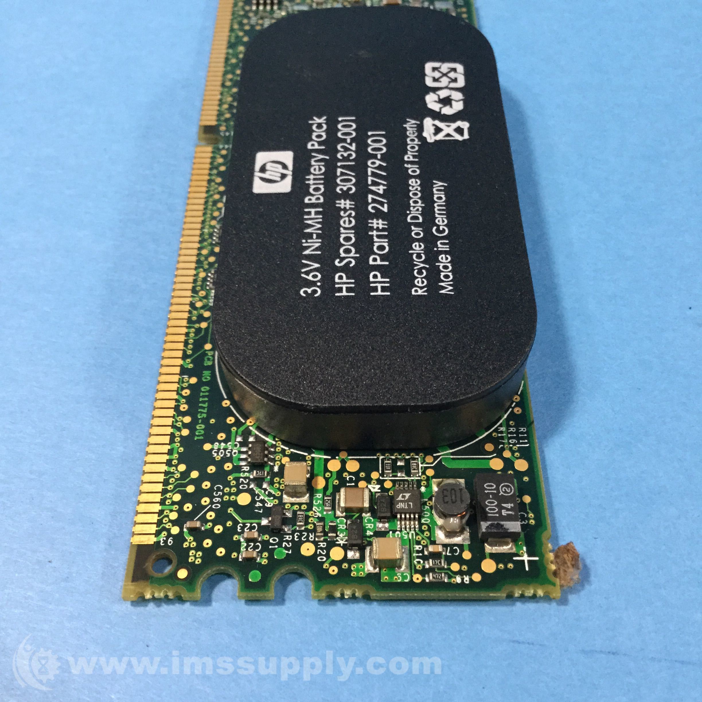 HP 274779-001 3.6V NI-MH 500MAH Battery For Smart Array 641/642 - IMS ...