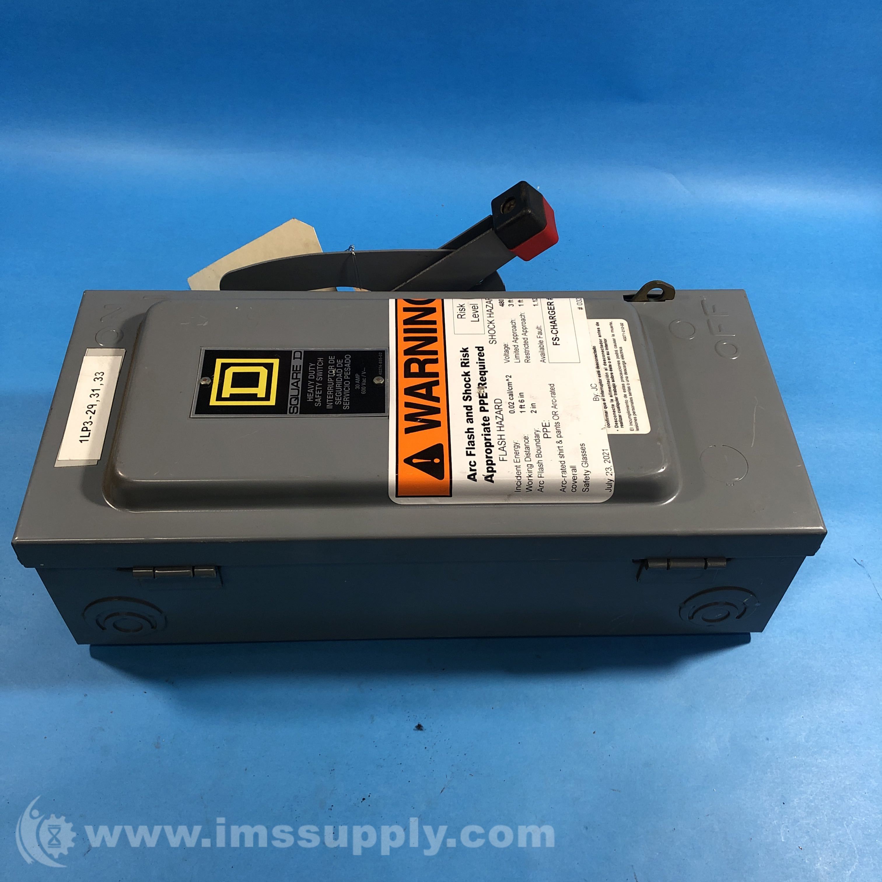 Square D 40274-855-02 Safety Switch - IMS Supply
