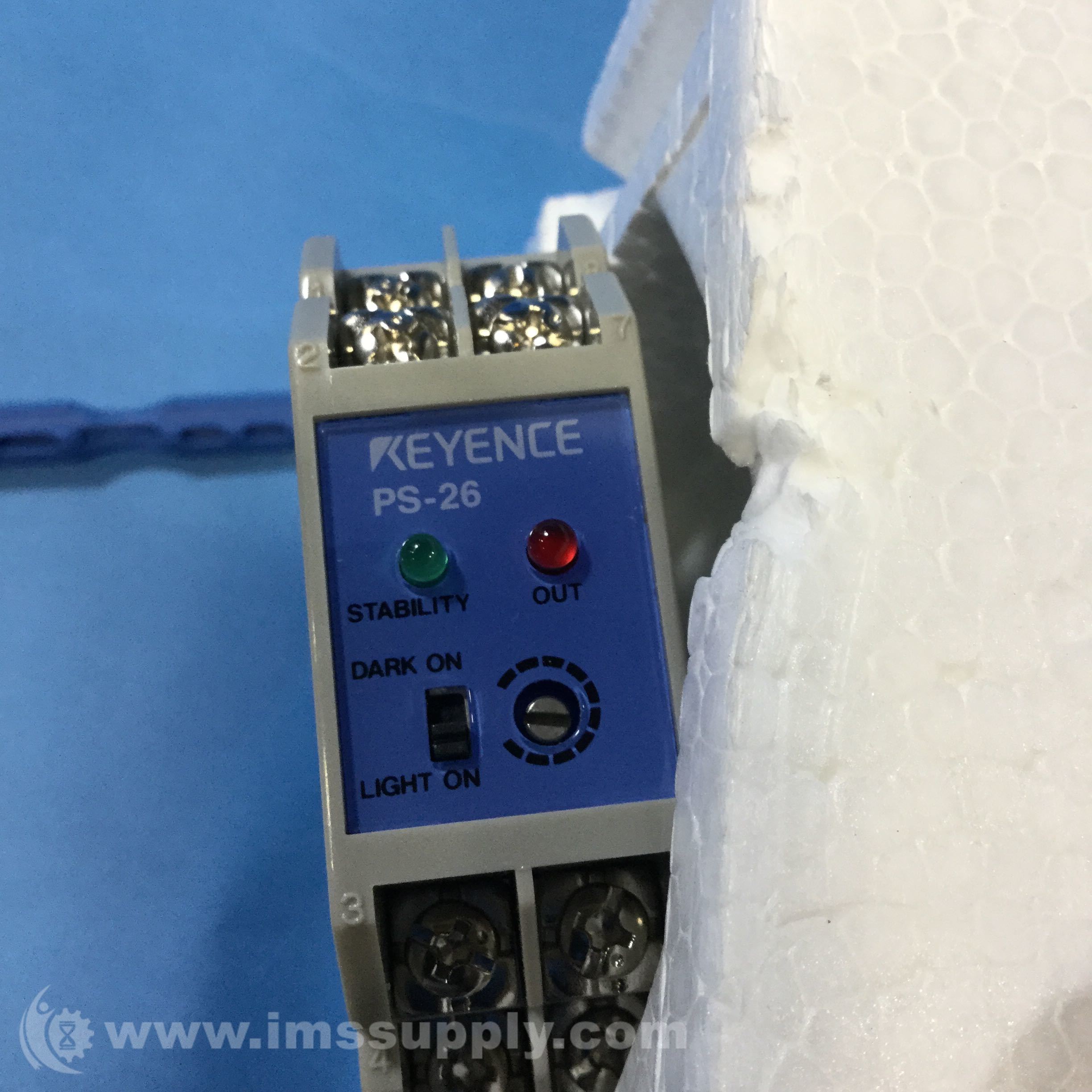 Keyence PS-26 Amplifier Unit, AC Type Photoelectric Sensor - IMS Supply