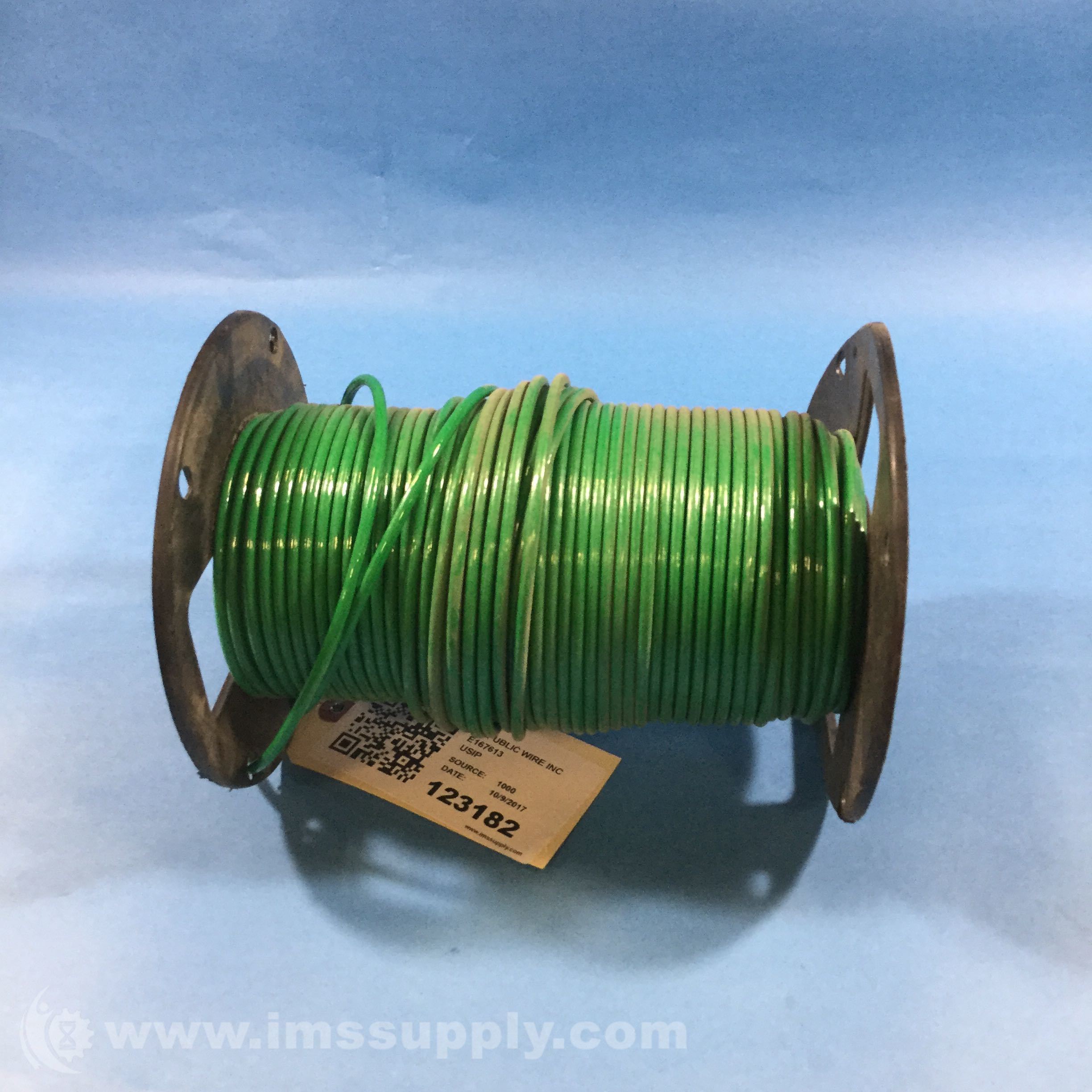 Republic Wire Inc E167613 Green, 10-19 STR MTW or THHN Wire Spool - IMS ...