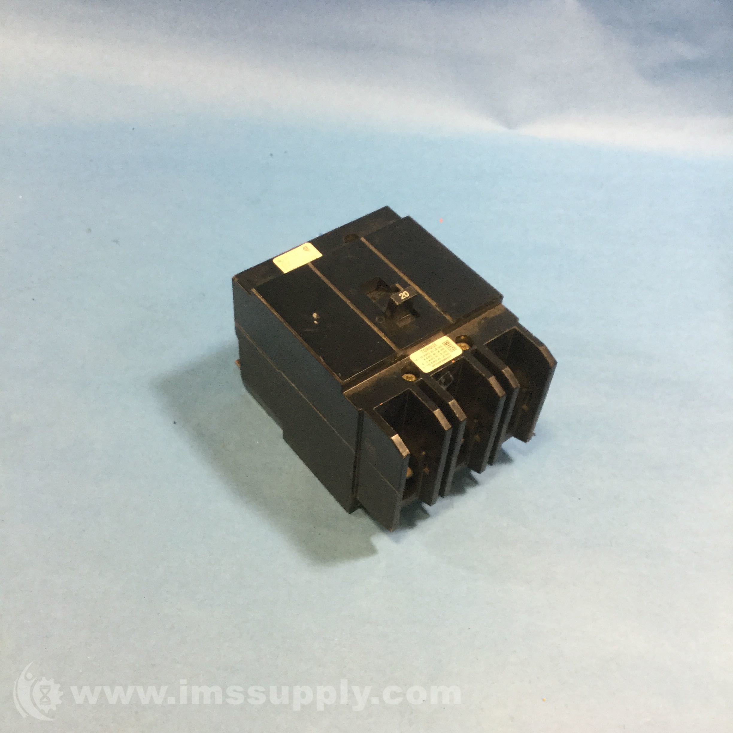 Cutler Hammer GHB3020 Molded Case Circuit Breaker. 20 Amp, 3 Pole - IMS ...