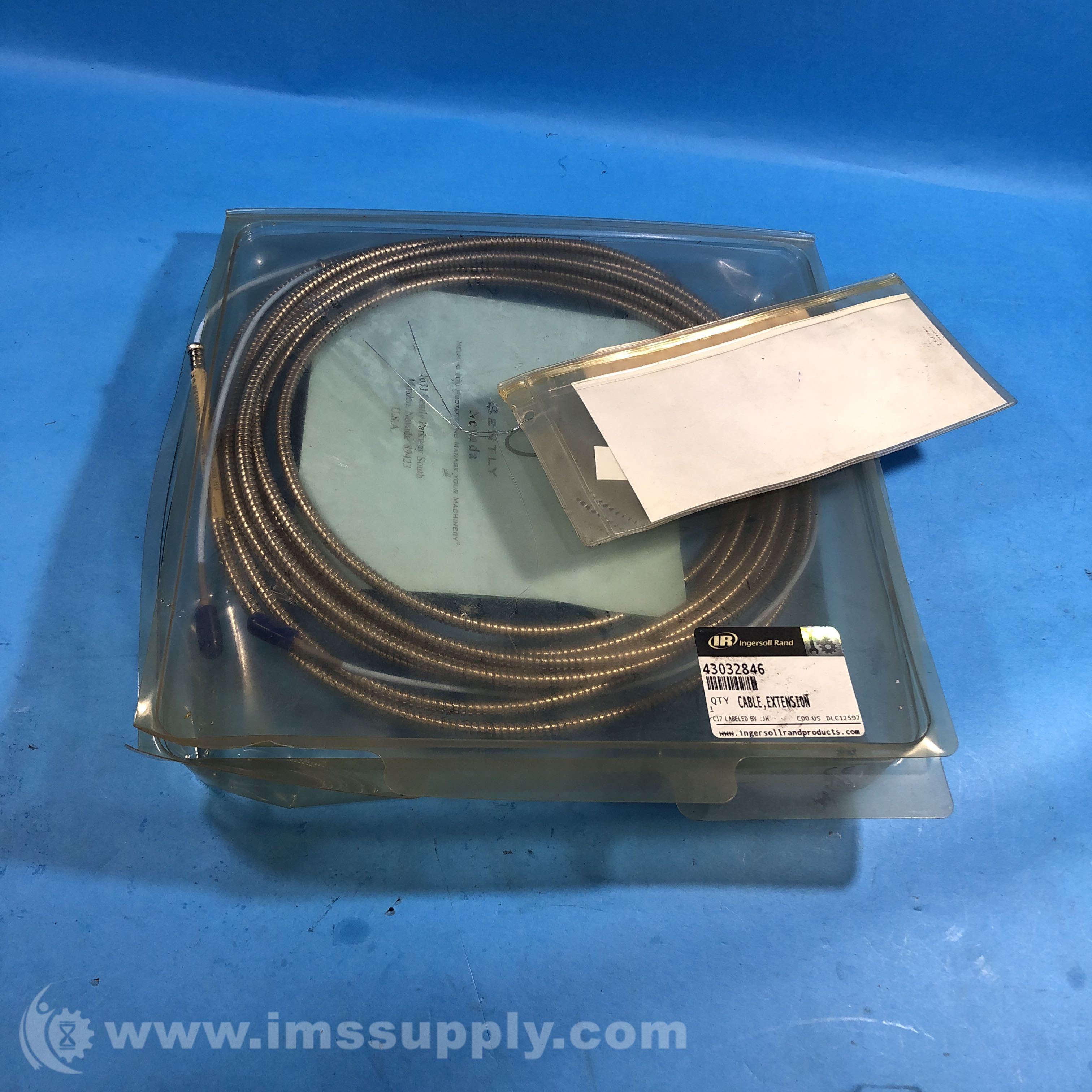 Ingersoll Rand 43032846 Extension Cable, Proximity Sensor - IMS Supply