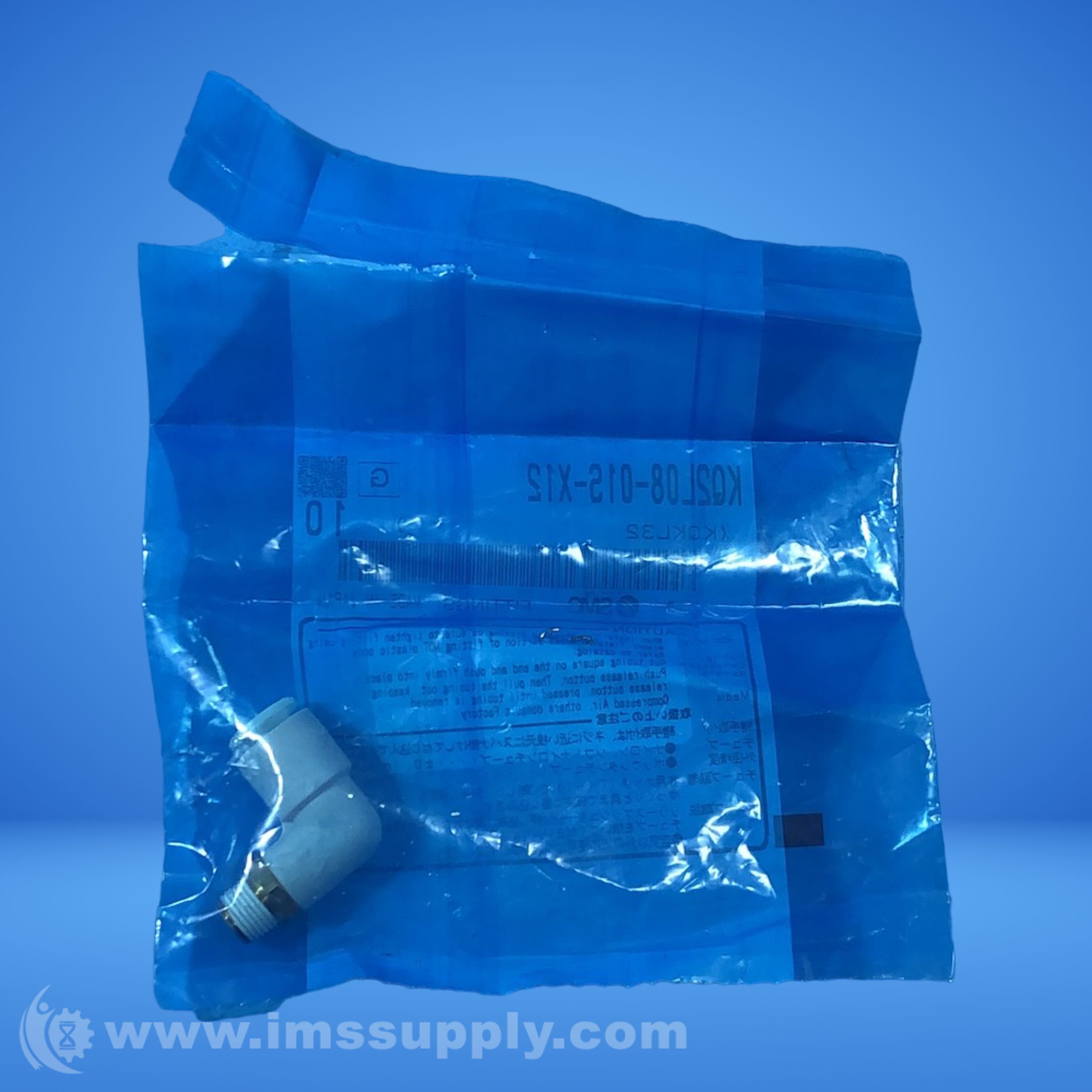 SMC KQ2L08-01S-X12 Male Elbow Fitting - IMS Supply