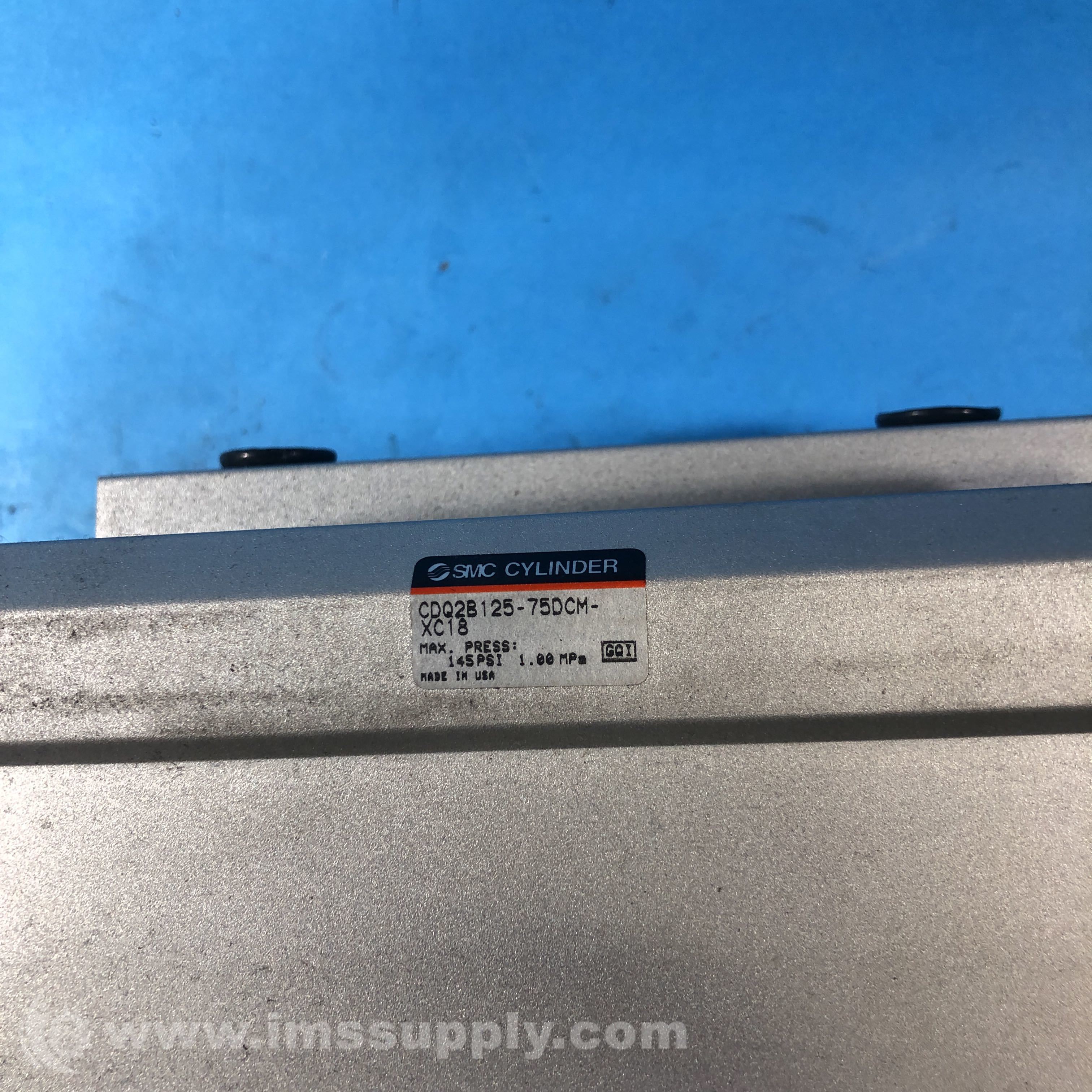 SMC Pneumatics CDQ2B125-75DCM-XC18 Compact Cylinder - IMS Supply