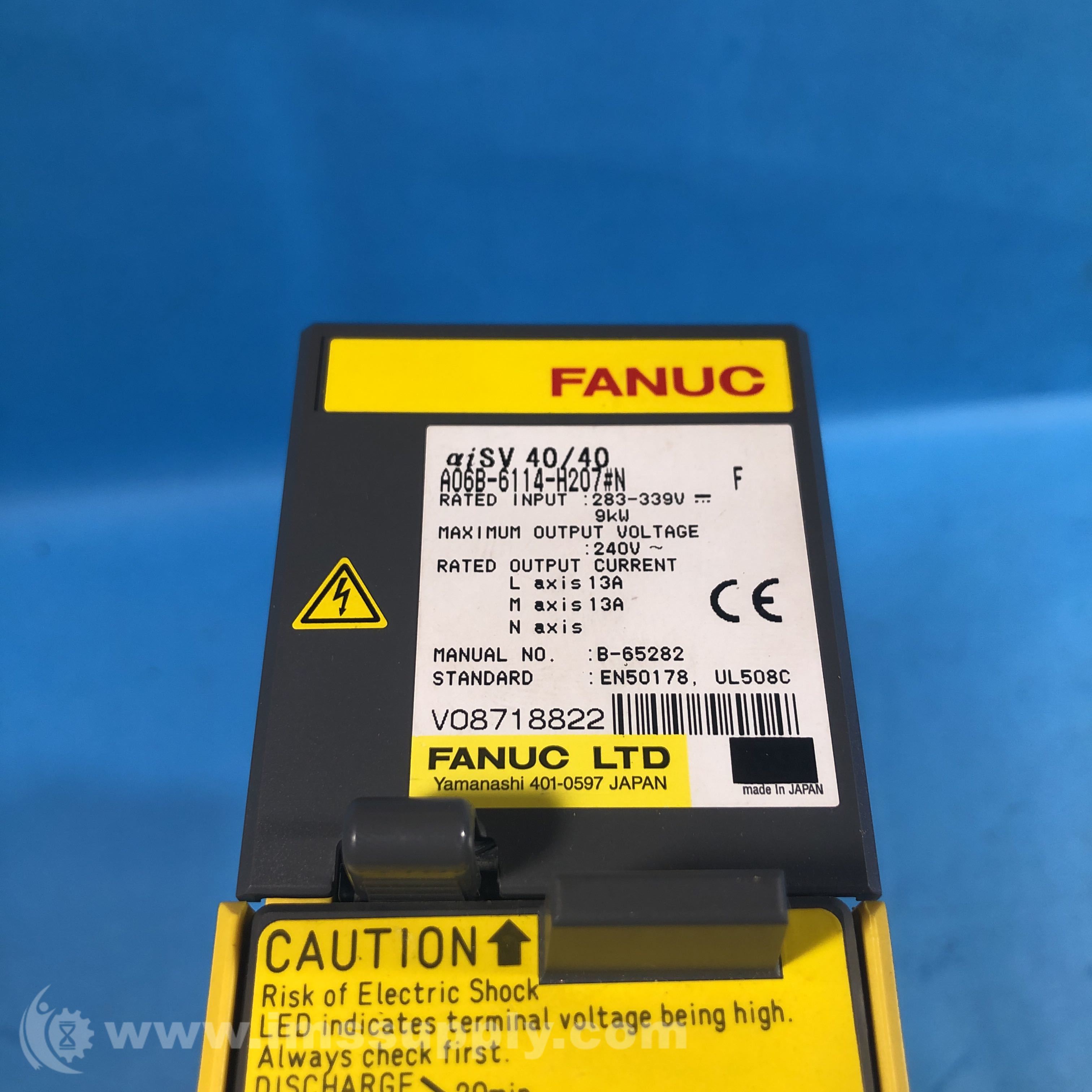 Fanuc A06B-6114-H207#N 2 Axis Alpha i Servo Module - IMS Supply