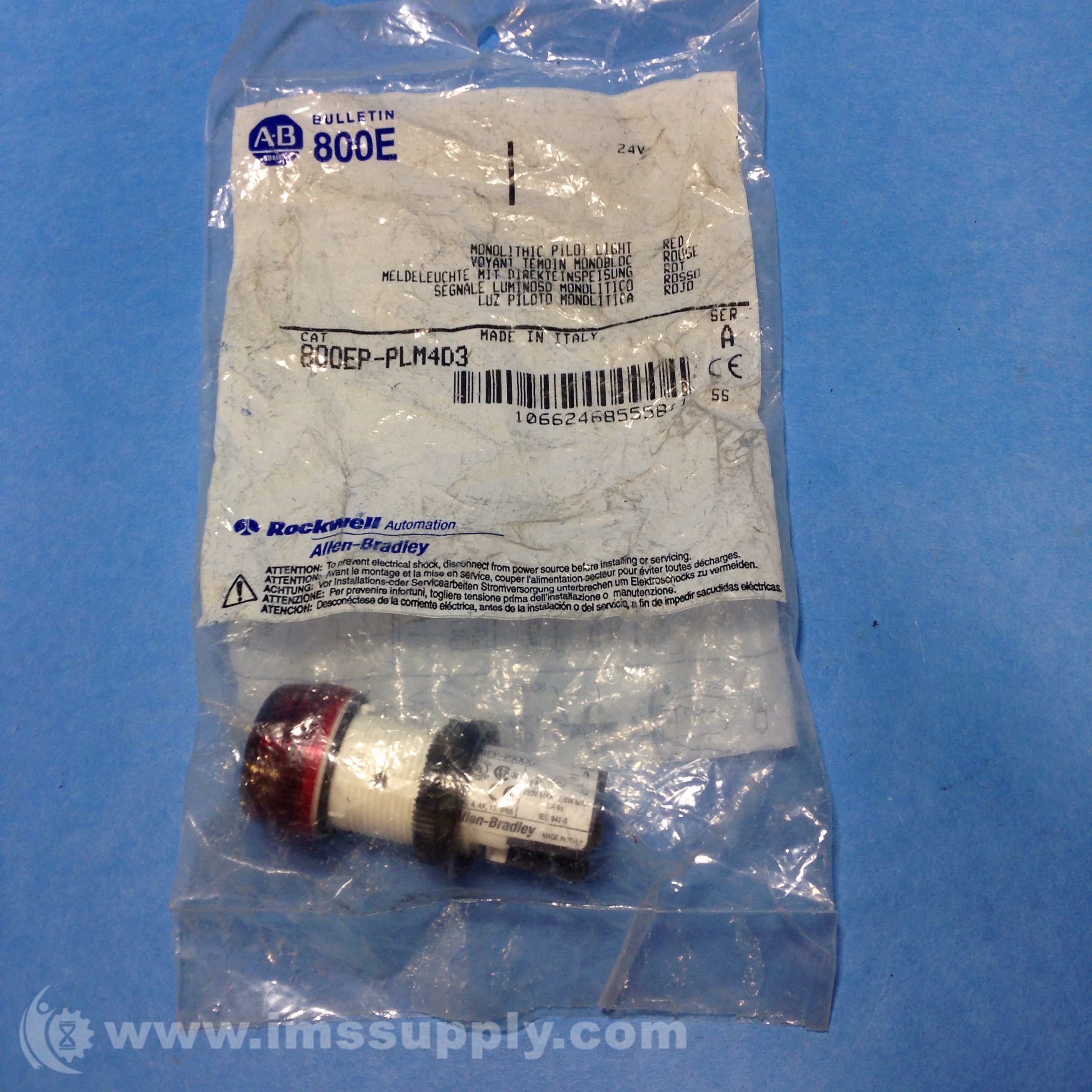 Allen Bradley 800EP-PLM4D3 22.5MM Pilot Light Operator - IMS Supply