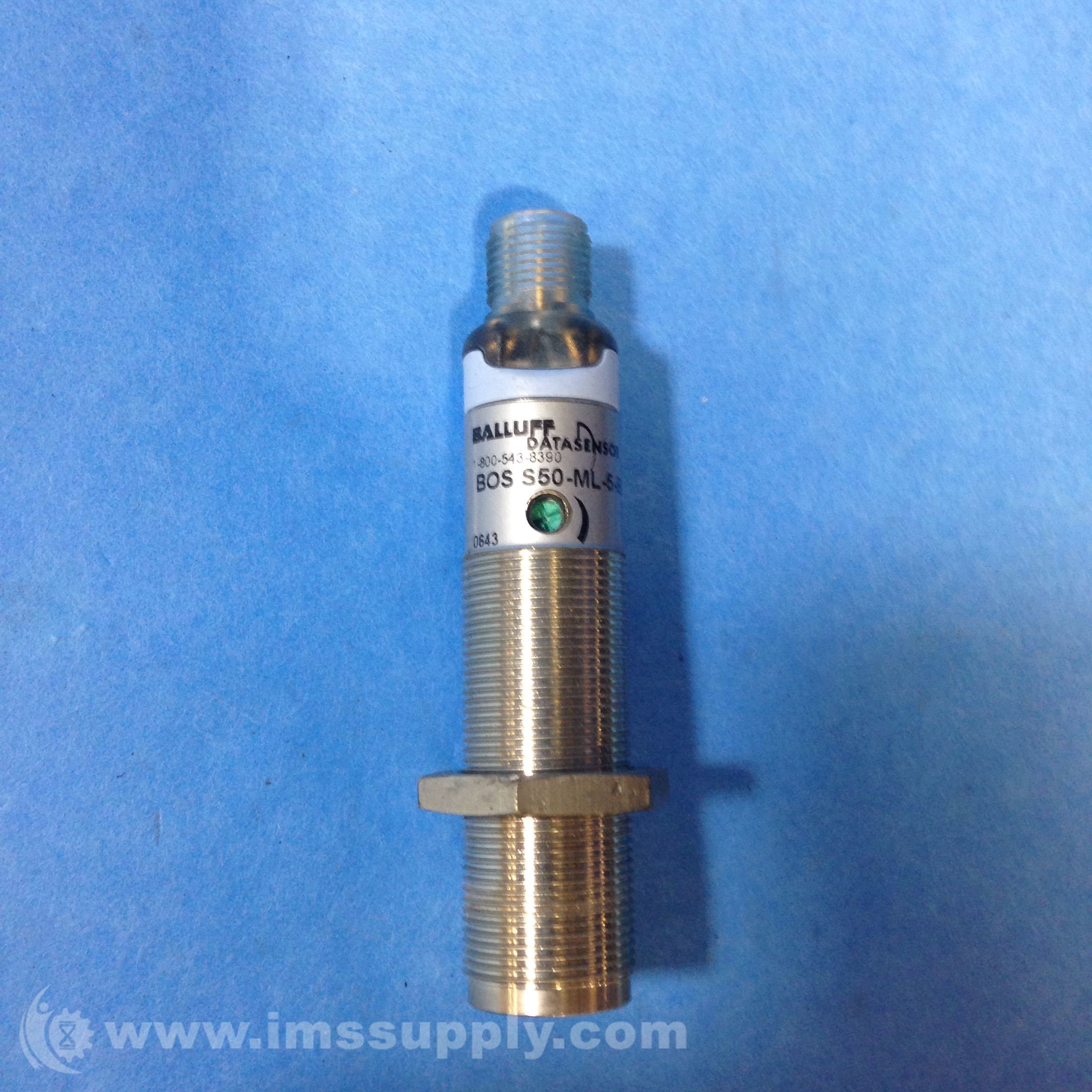 Balluff S50-ML-5-B01-PP Reflex Polarized Axial Laser - IMS Supply