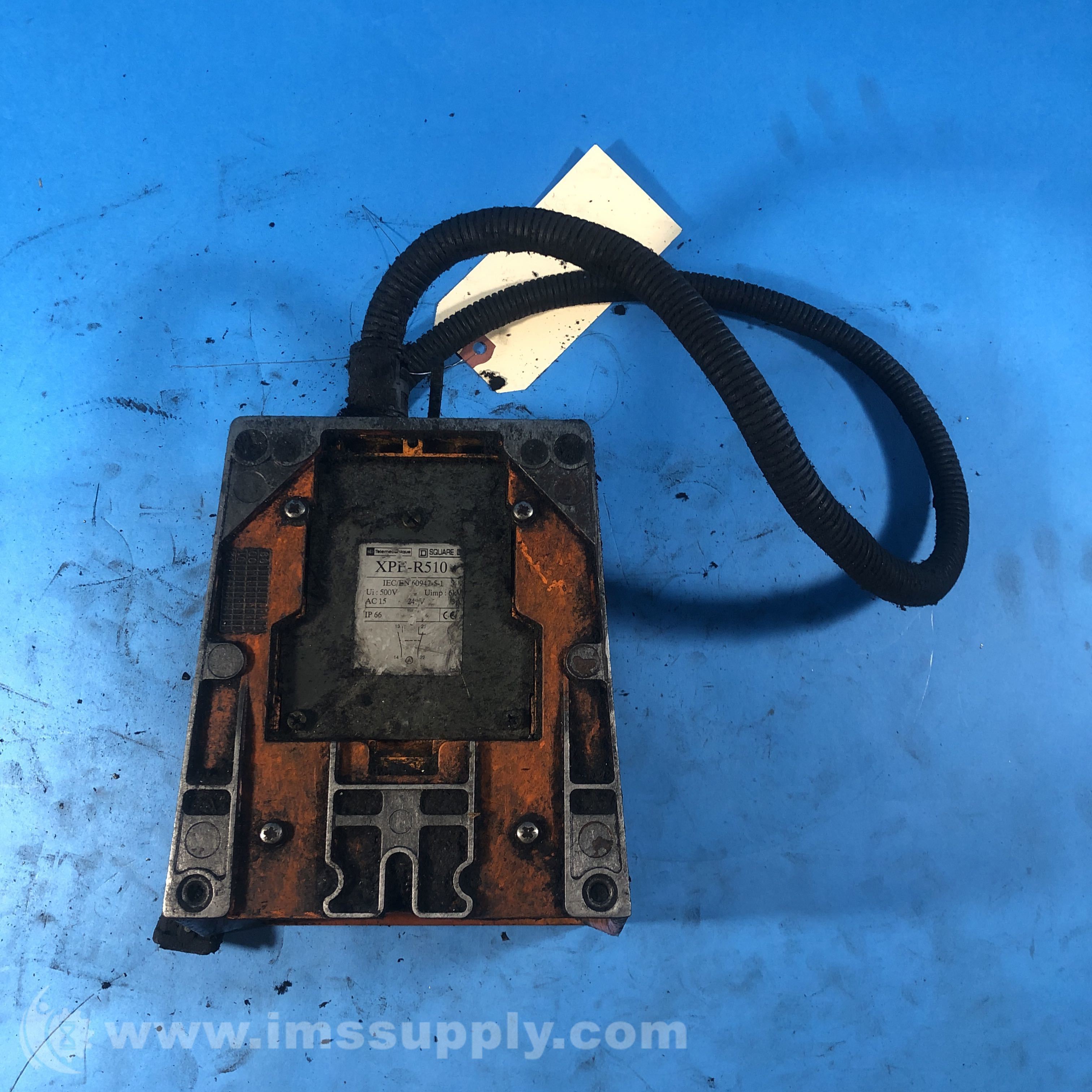 Square D XPER510 Single Foot Switch, Metal, Orange - IMS Supply