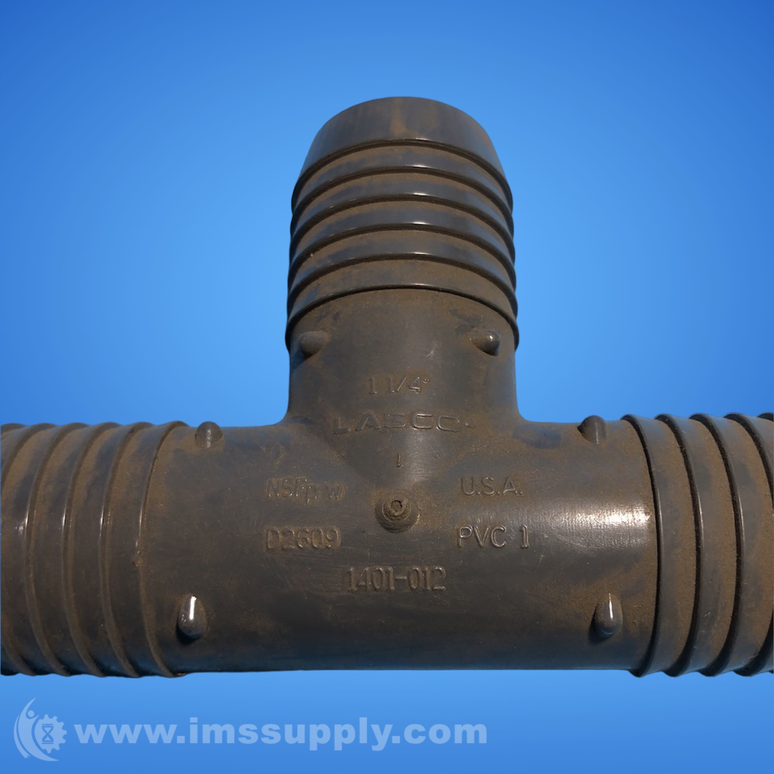 Lasco 1401-012 Grey Plastic Tee Fitting - IMS Supply