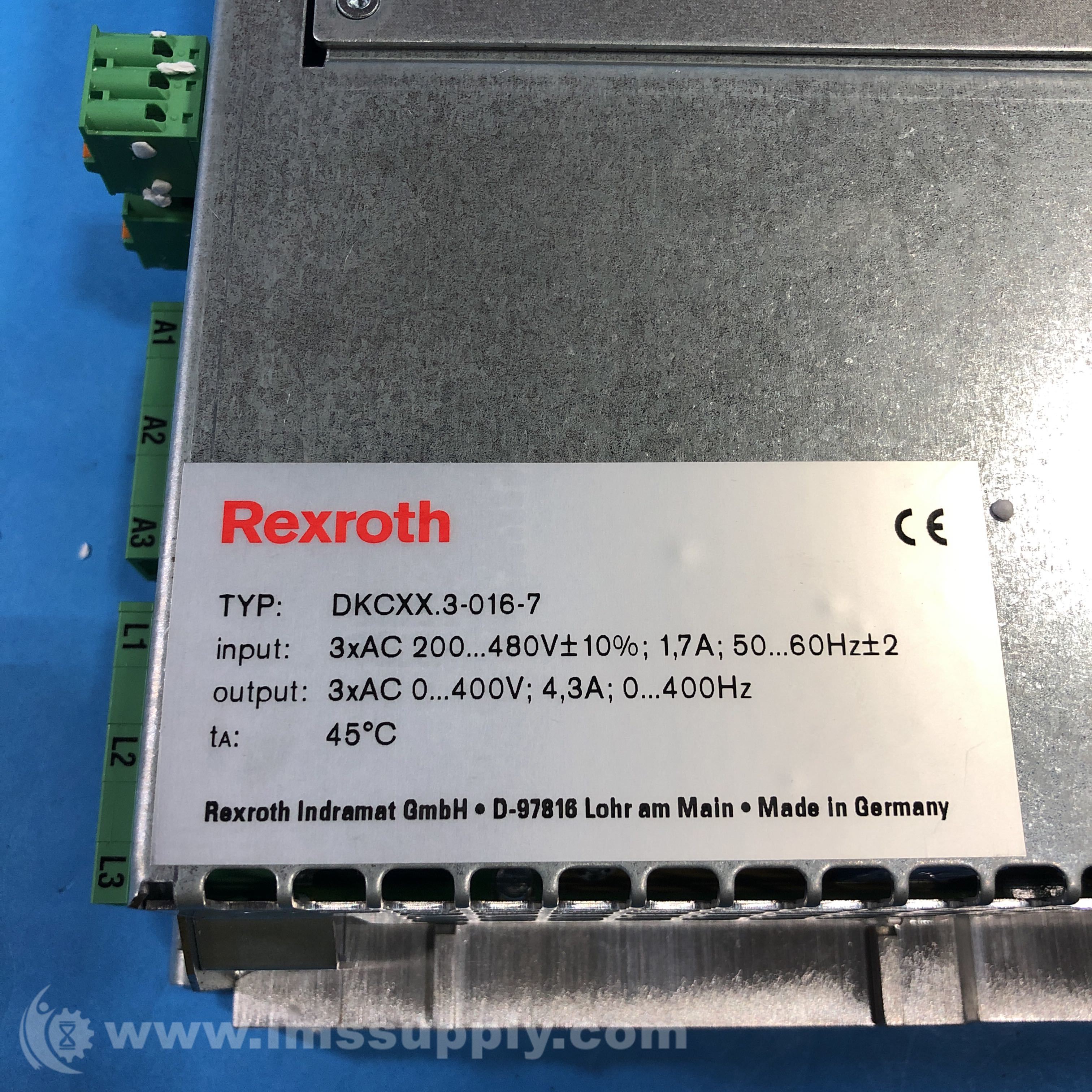 Rexroth DKCXX.3-016-7 Servo Drive Controller with DeviceNet - IMS Supply