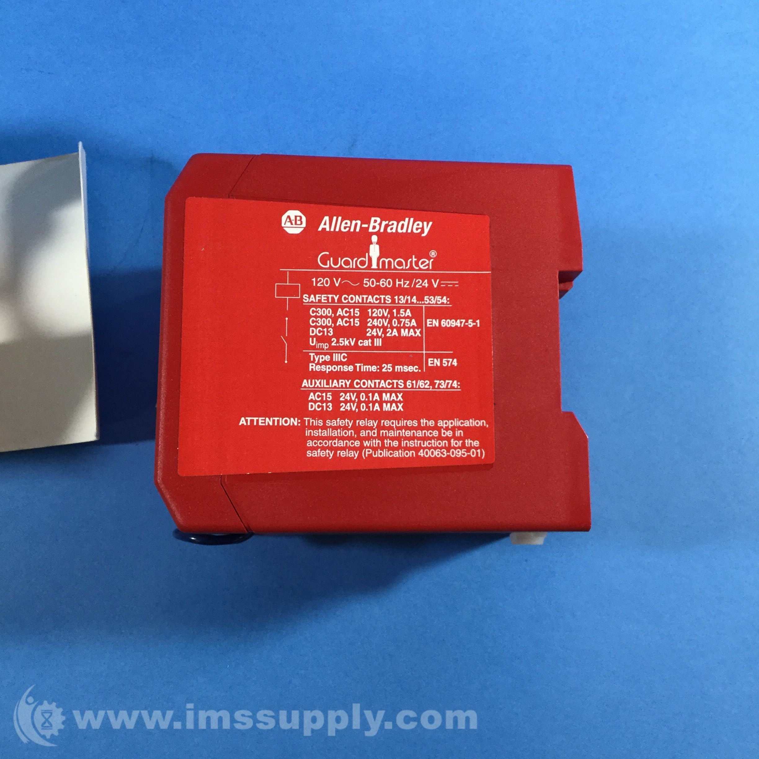 Allen Bradley 440R-ZBR520AZ1 Relay, Safety, Monitoring - IMS Supply