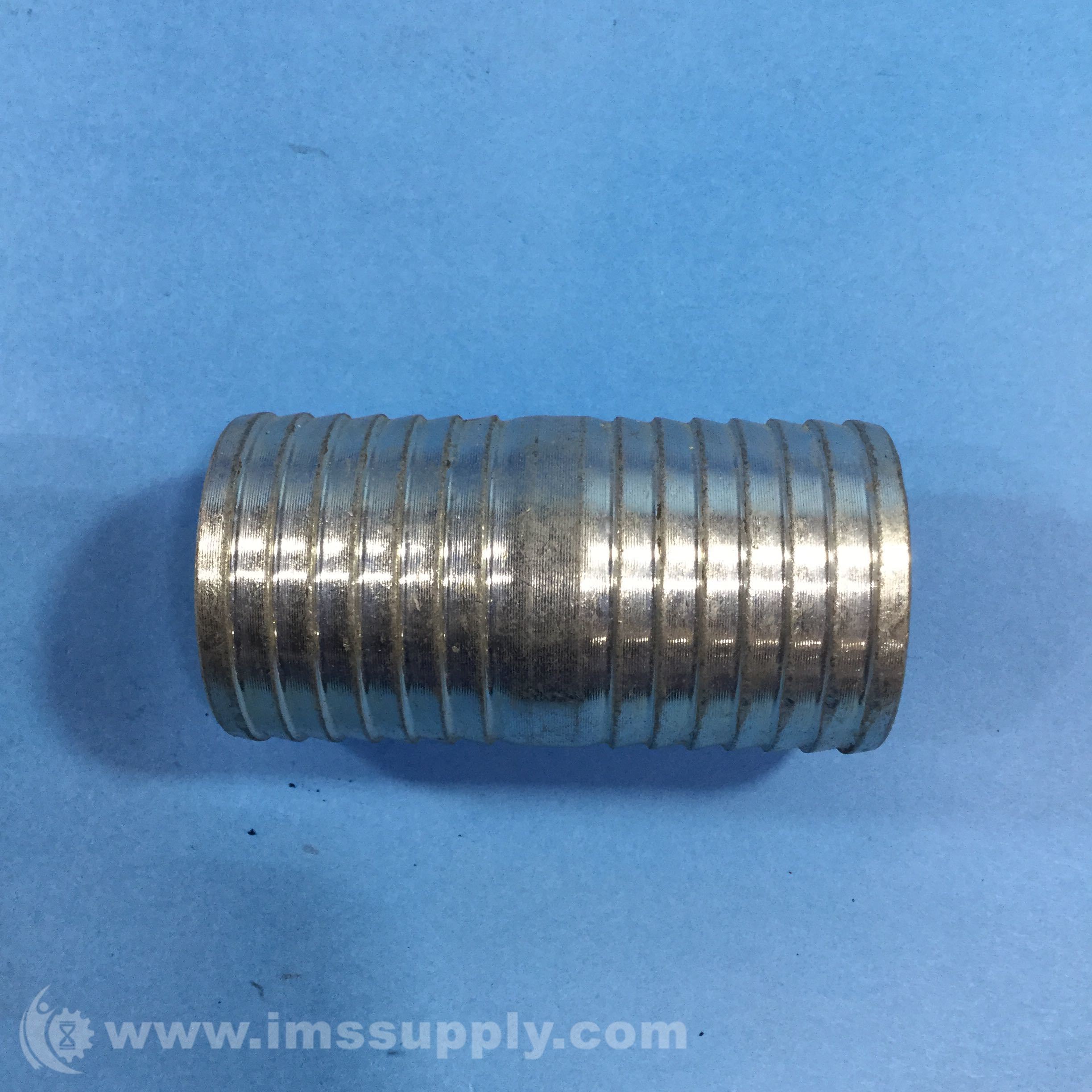 2 Male to Male Steel Barbed Coupler - IMS Supply