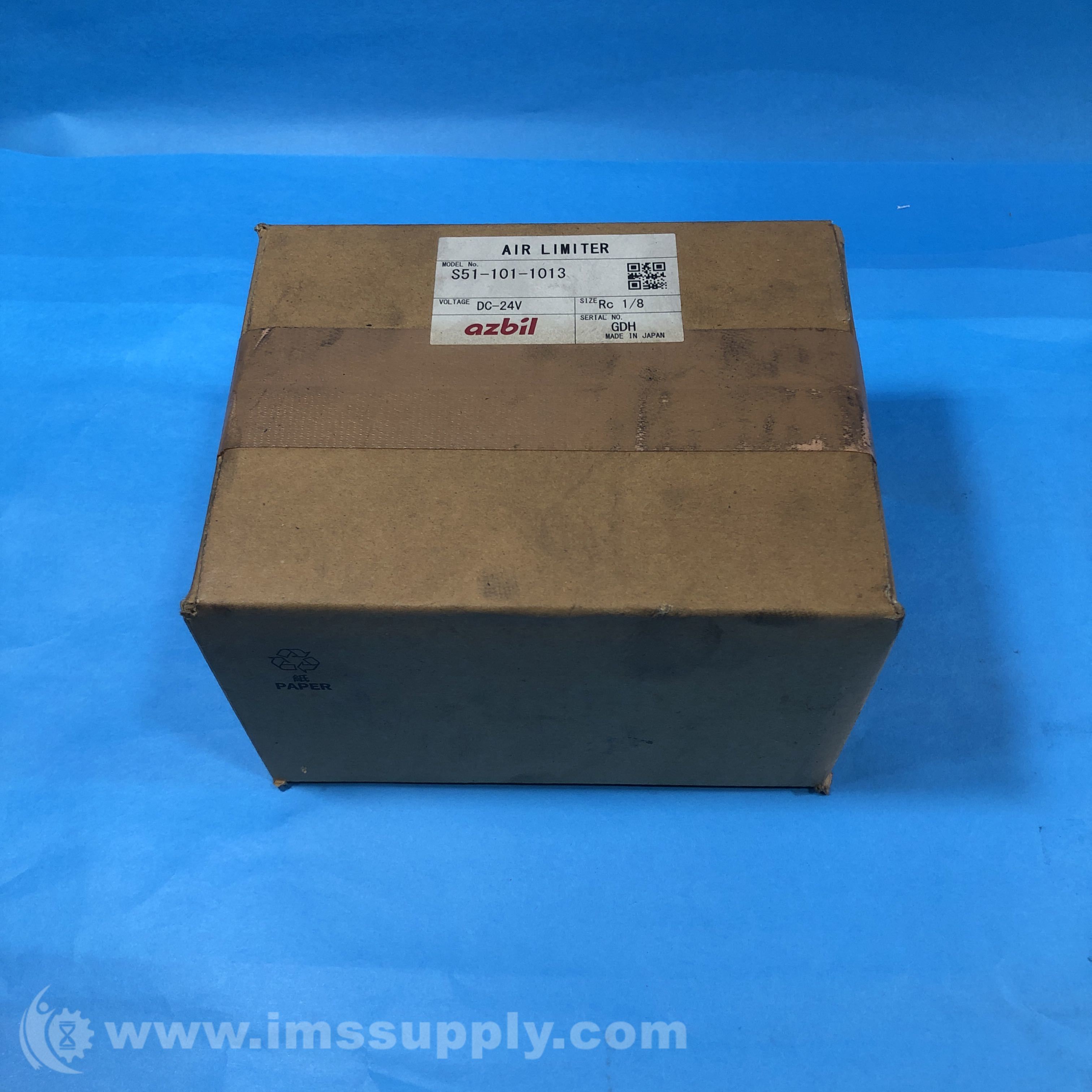 Azbil S51-101-1013 Pressure Switch Air Limiter - IMS Supply