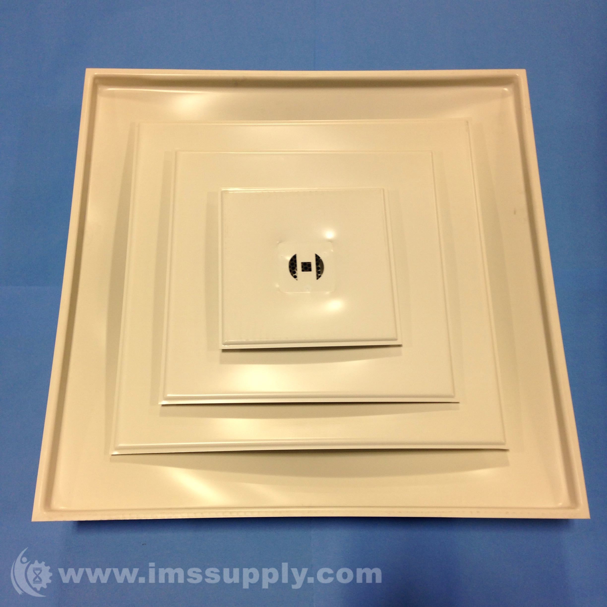 Carnes Company Square Louvered Diffuser, with 12 Round Neck - IMS Supply