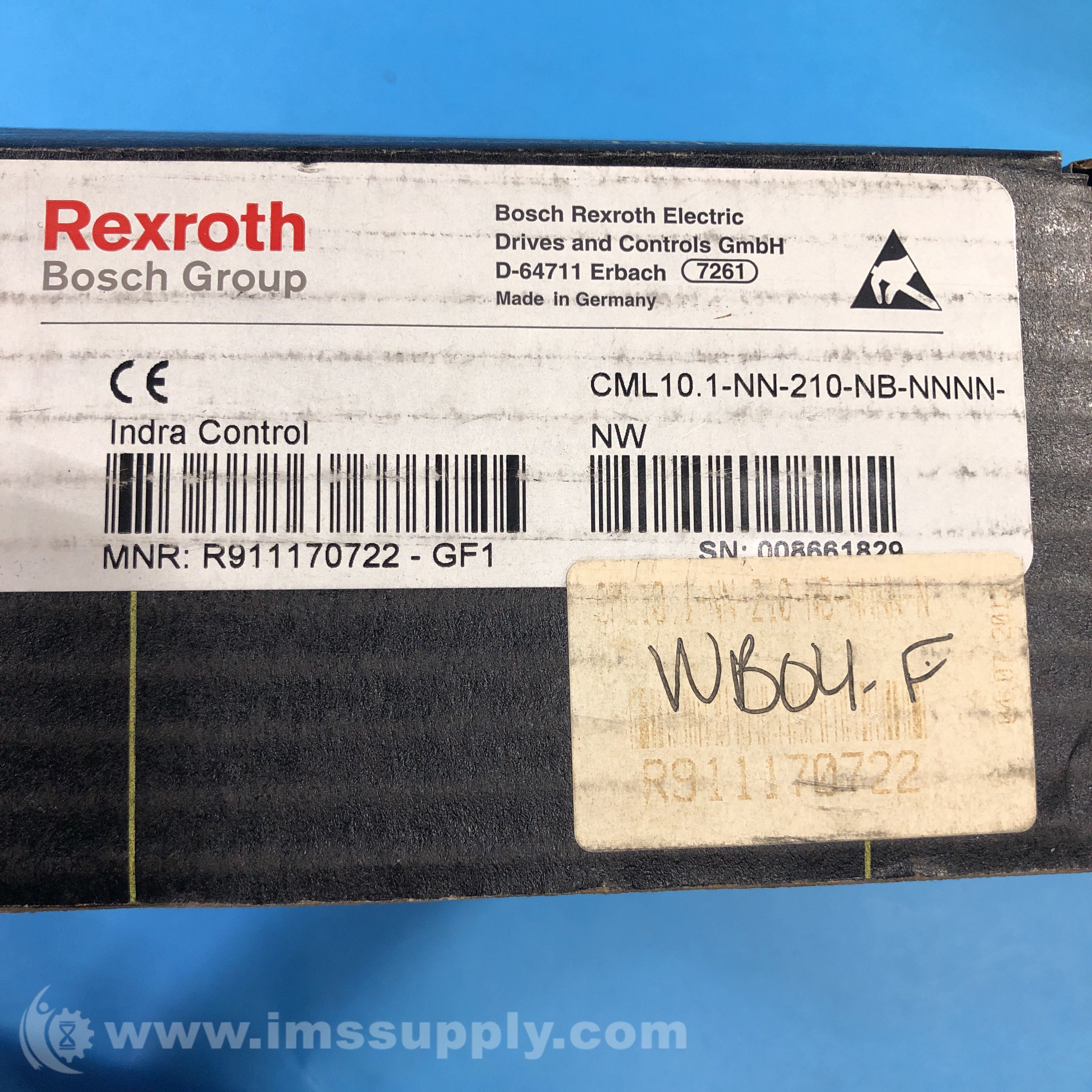 Rexroth R911170722 Modular I/O Control Unit - IMS Supply
