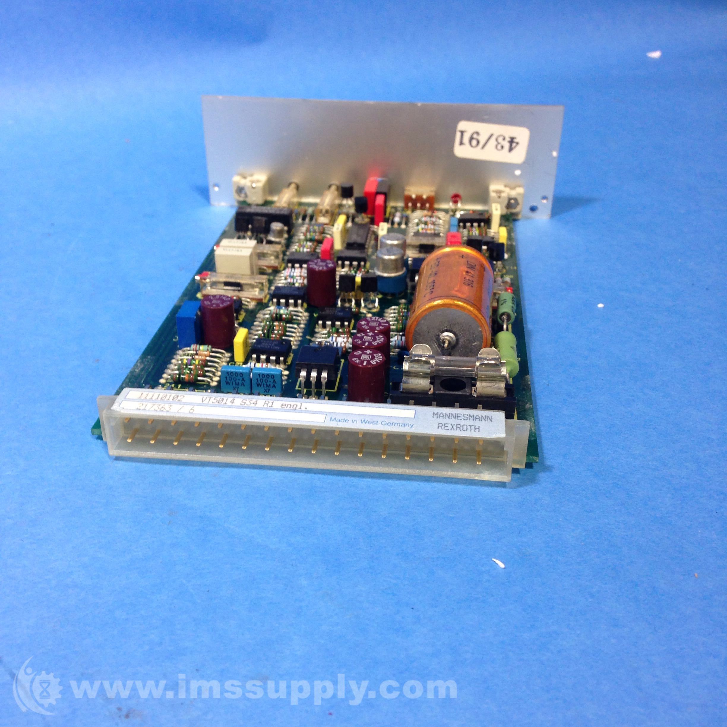 Rexroth VT-5014 Amplifier Card - IMS Supply